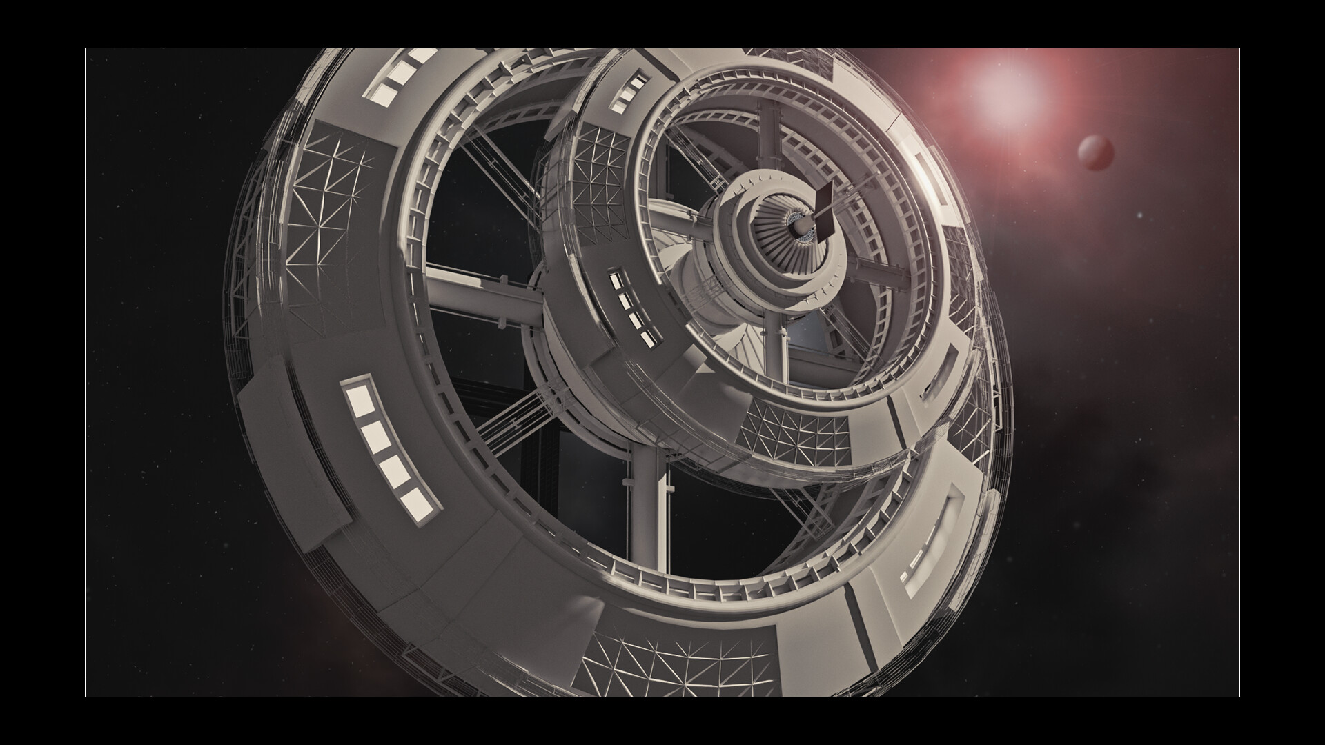 ArtStation - Space Station.