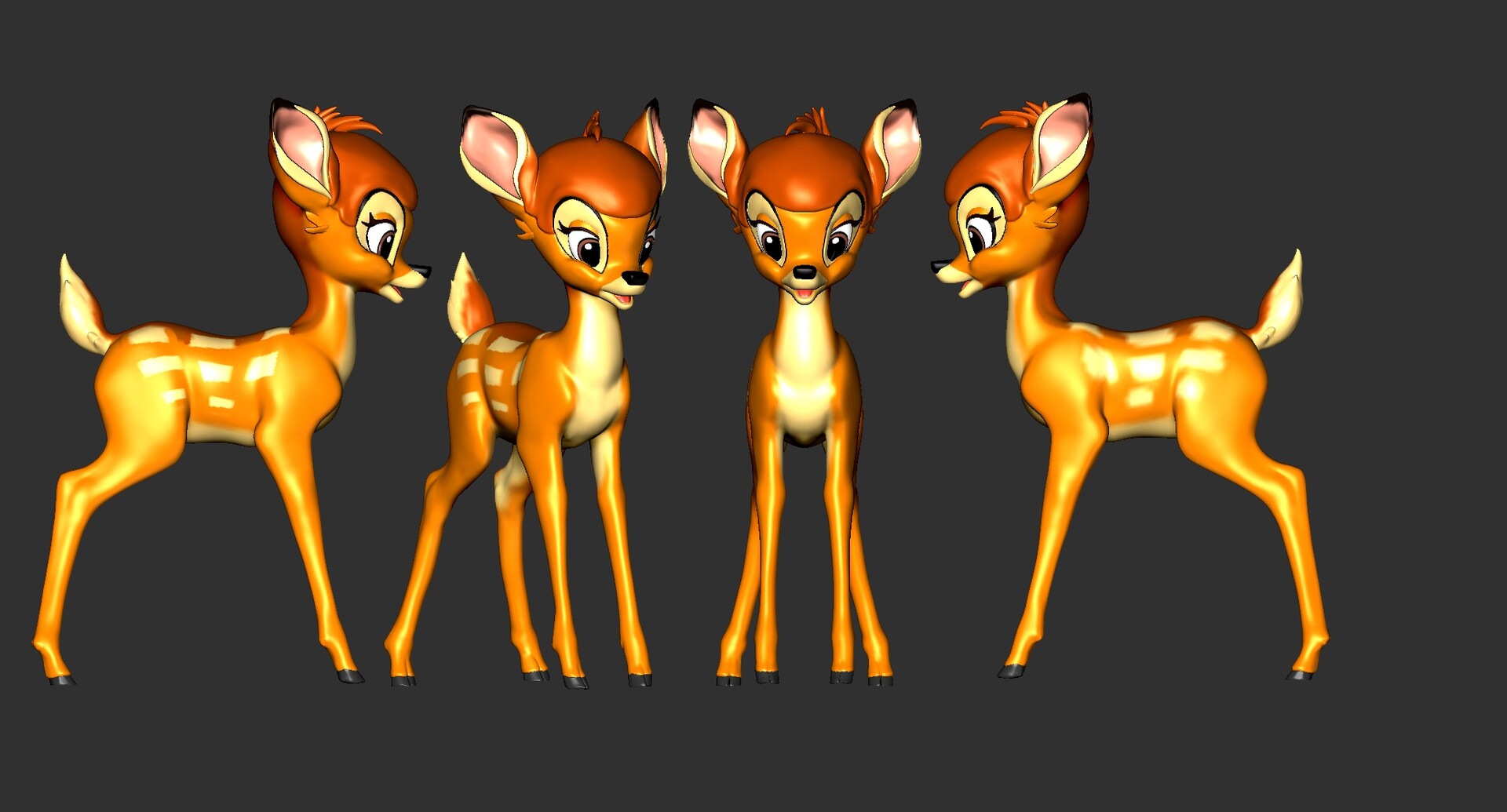 ArtStation - Bambi animation models