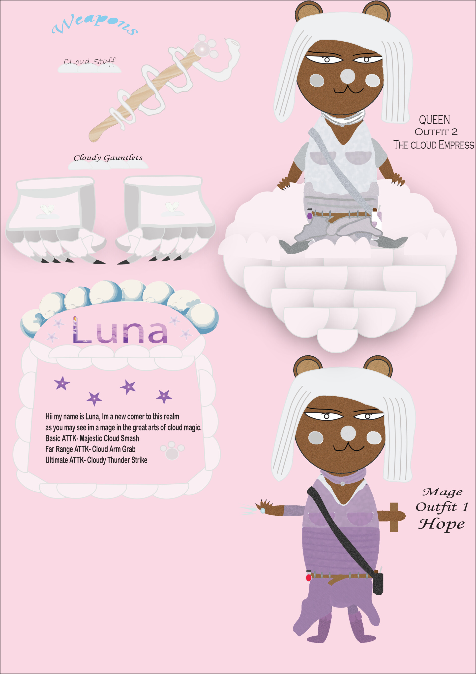 ArtStation - Luna The Cloud Mage