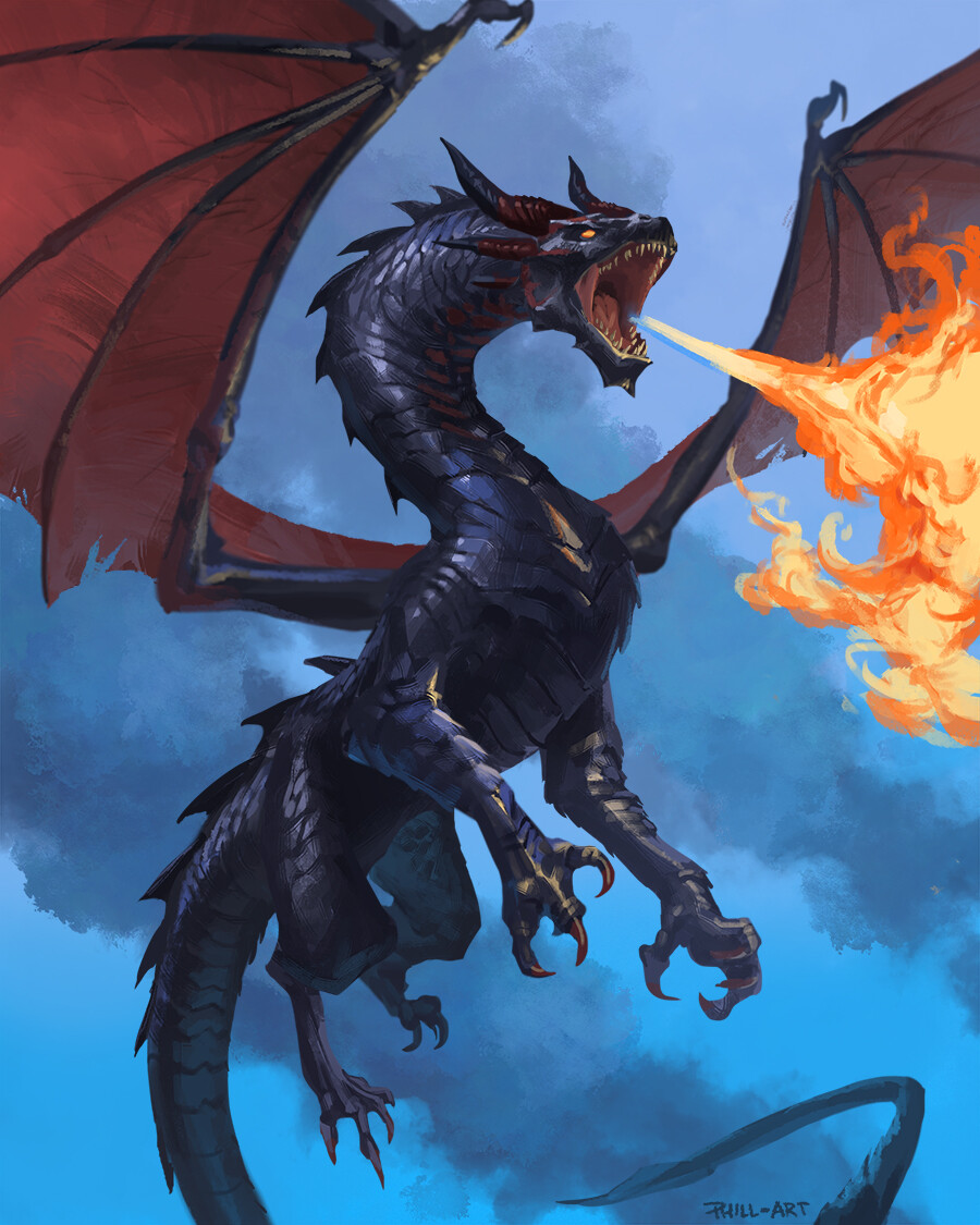 ArtStation - Black Dragon