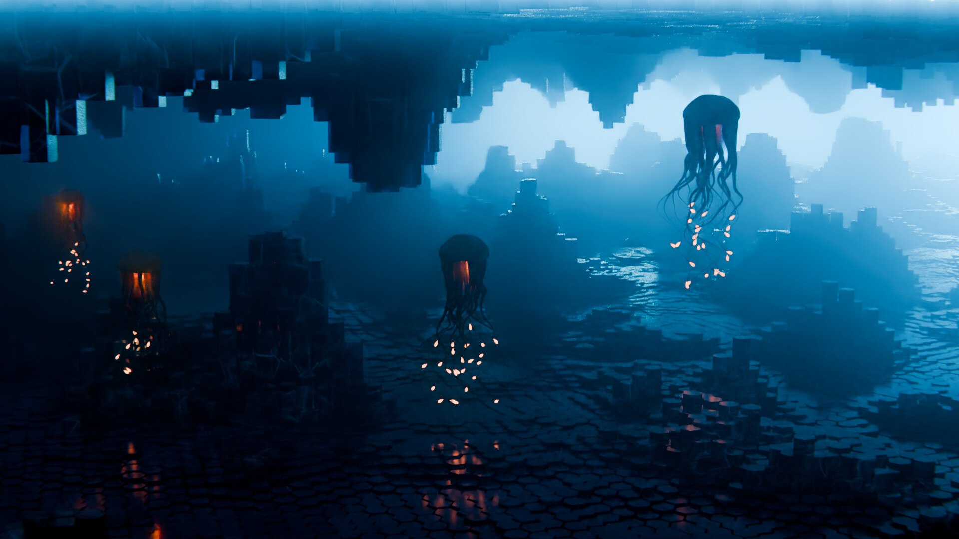 3D Tudor - Blender Geometry Nodes Alien Worlds – Tentacles, Terrain ...