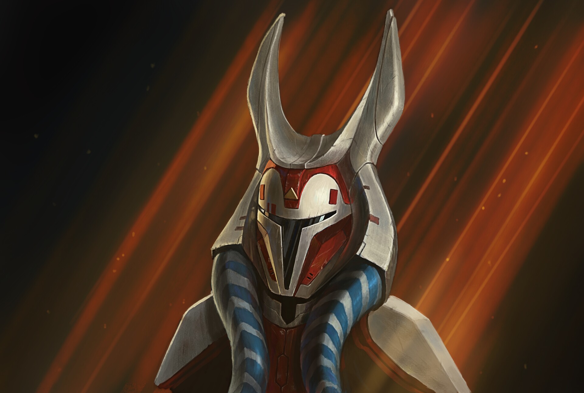 ArtStation - Mandalorian Togruta (Helmet Concept Art)