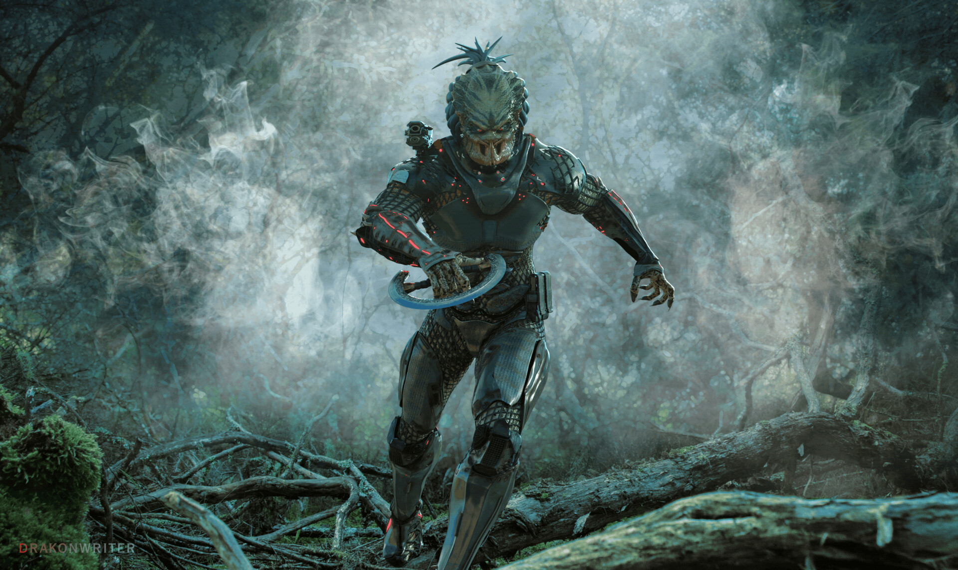 ArtStation - PREDATOR invisibility. Fan-Art