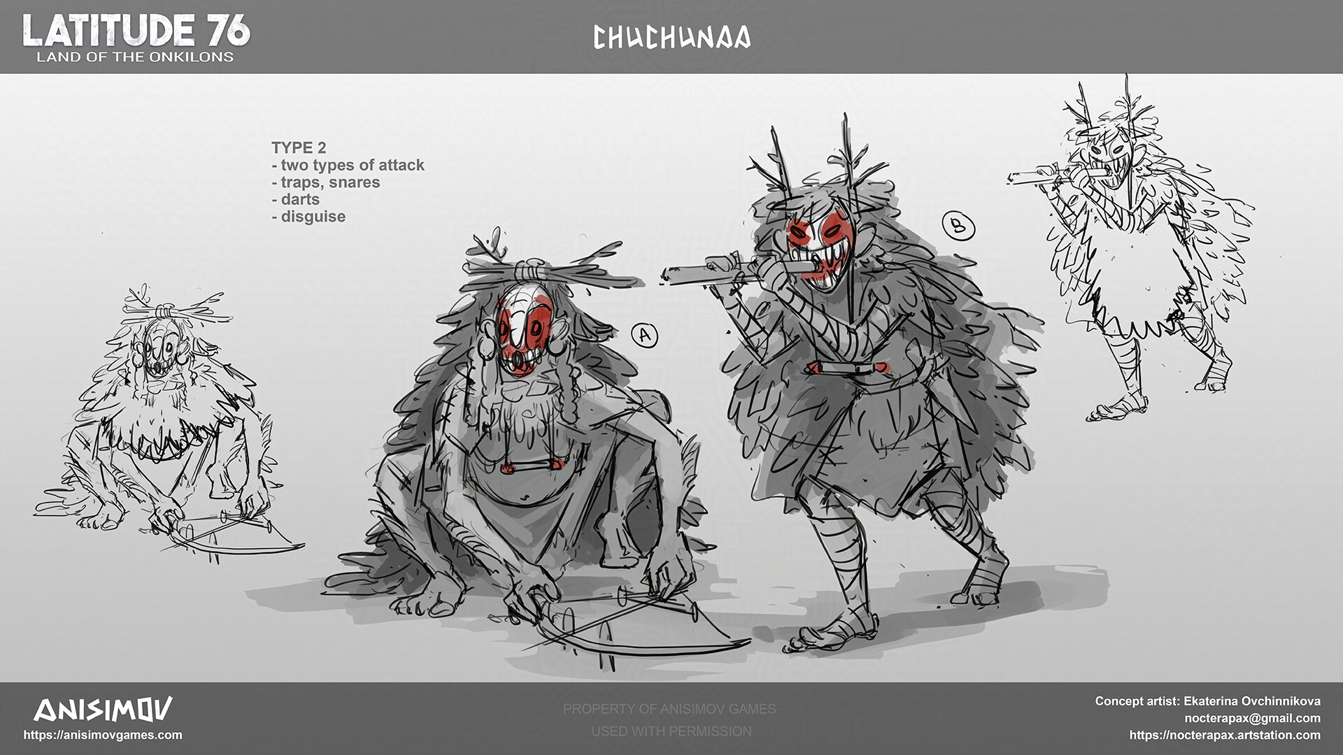 Nocte Rapax - Chuchunaa Classes Character Design - Latitude 76: Land of ...