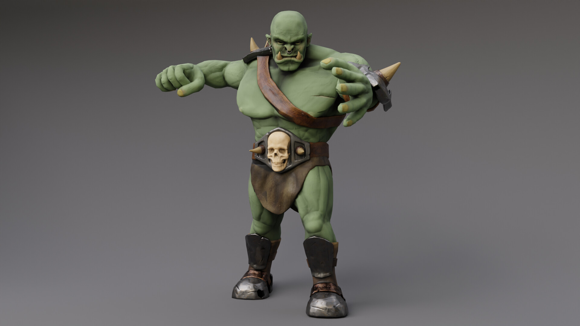 ArtStation - low poly game ready orc