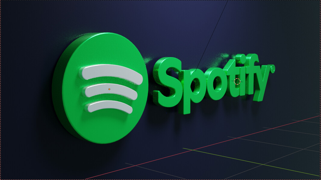 spotify logo black background