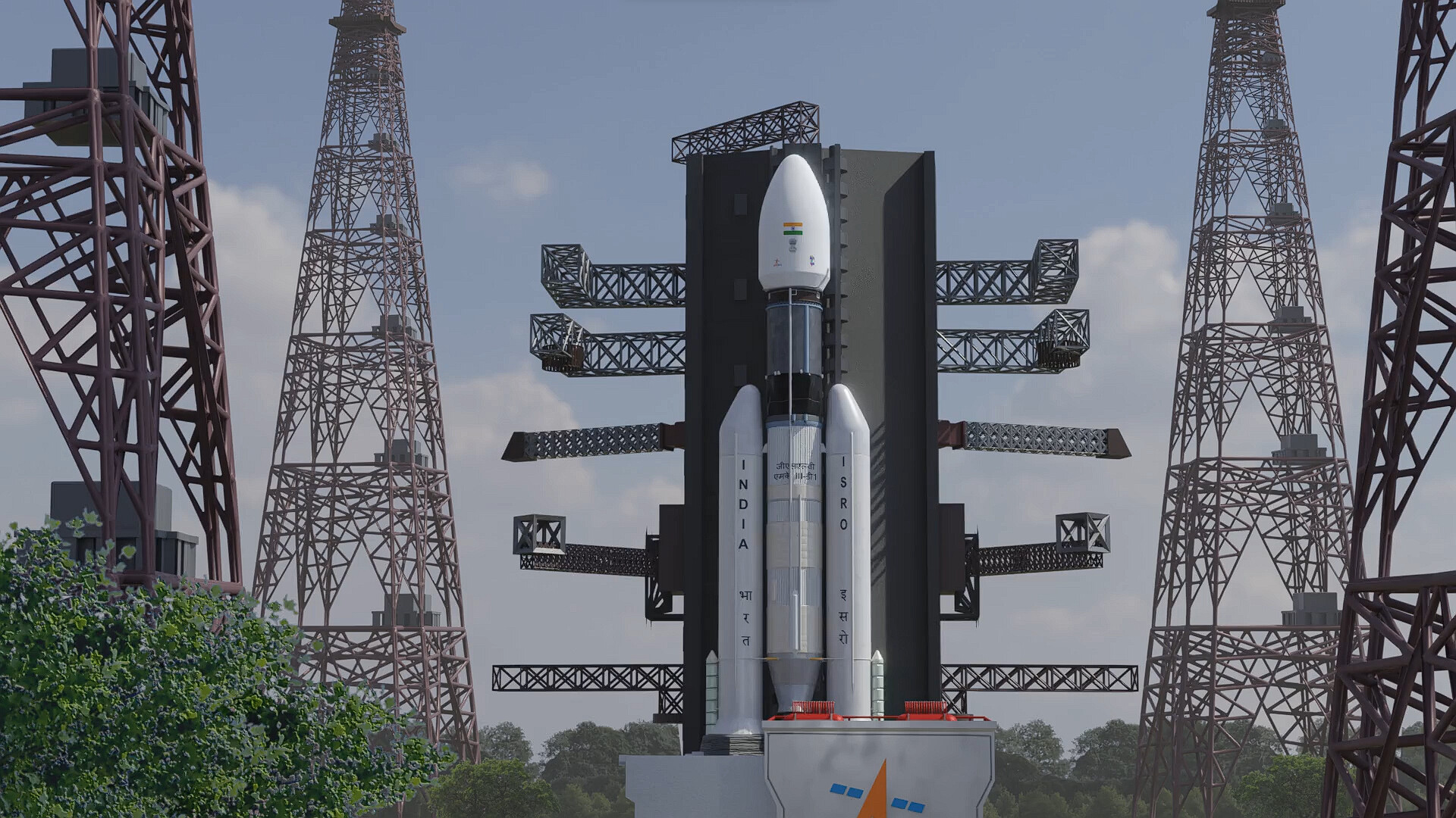 ArtStation - GSLV ISRO Rocket Launch Animation in Blender