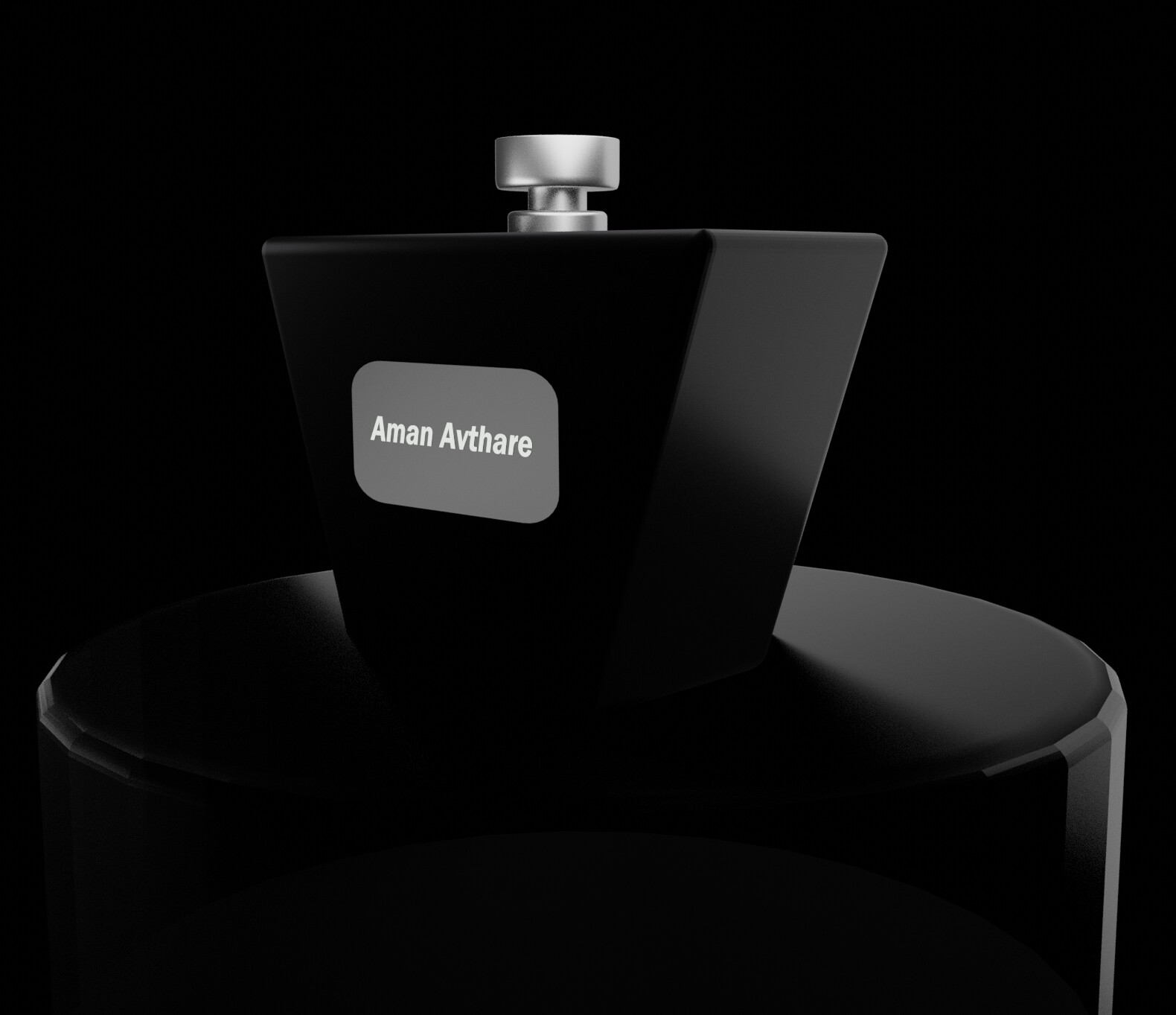 Aman Avthare - Luxury Perfume Bottle – Product Visualization