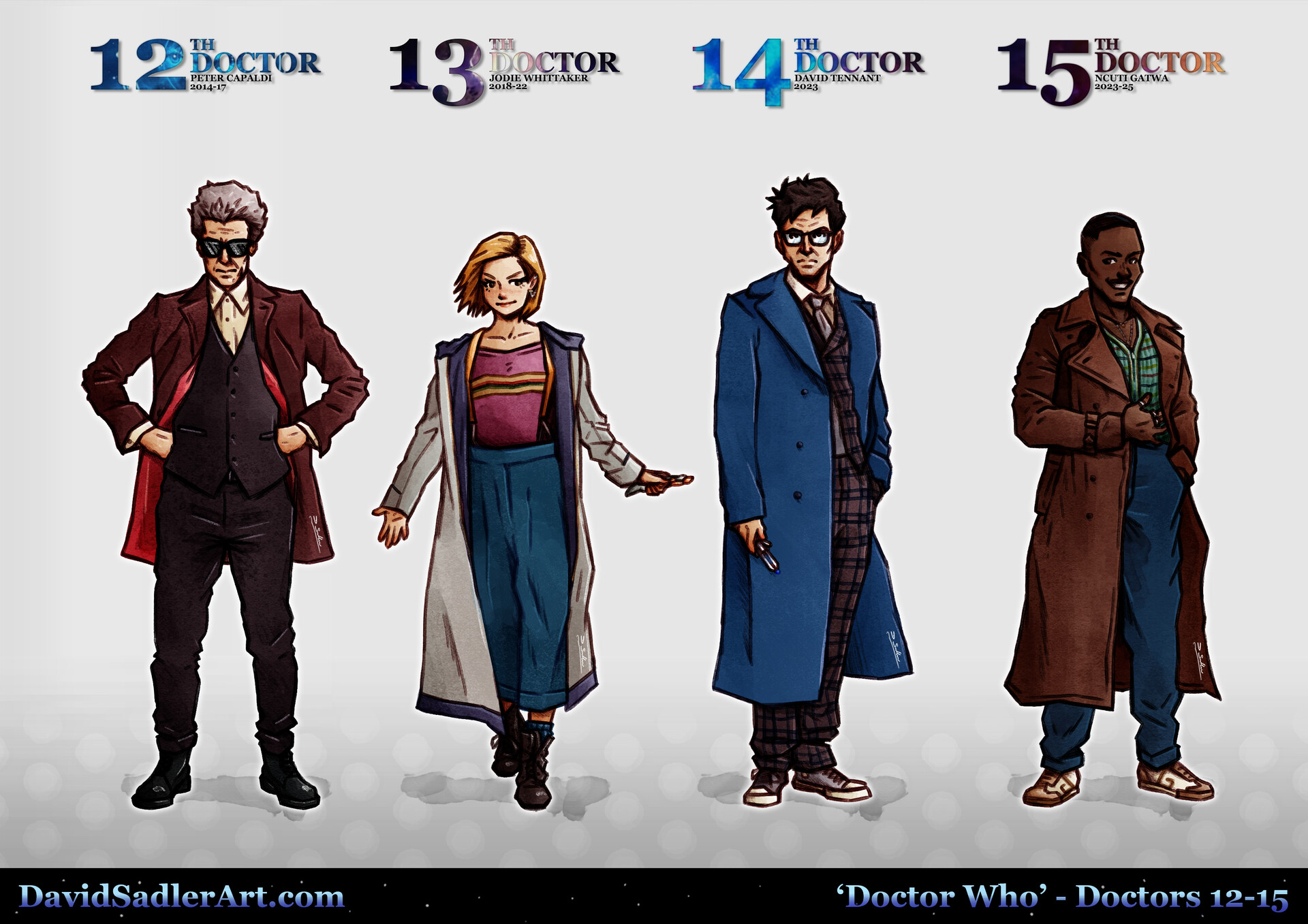 ArtStation - Doctor Who: Doctors 12-15