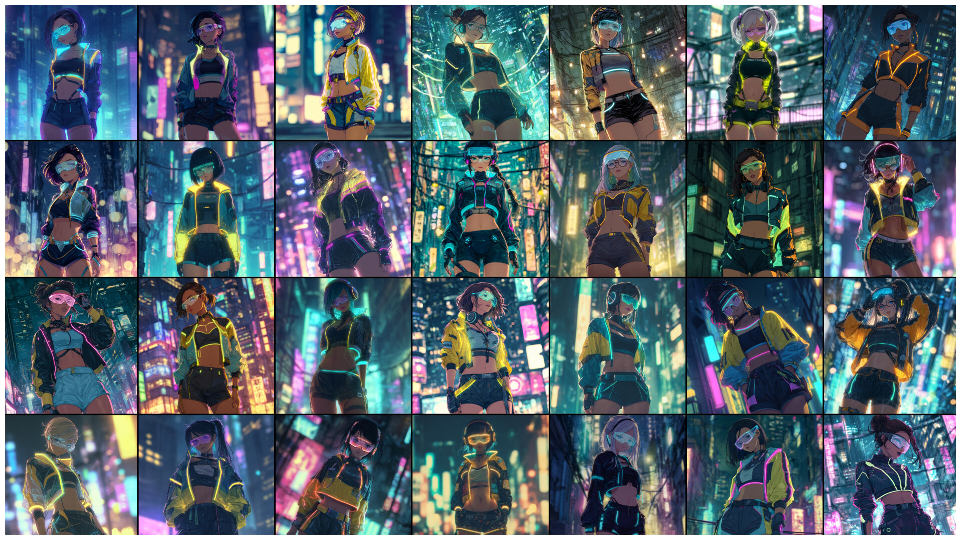 Isabelle ¥¥ - 400 NEON SLICE – CYBERPUNK ANIME HEROINE