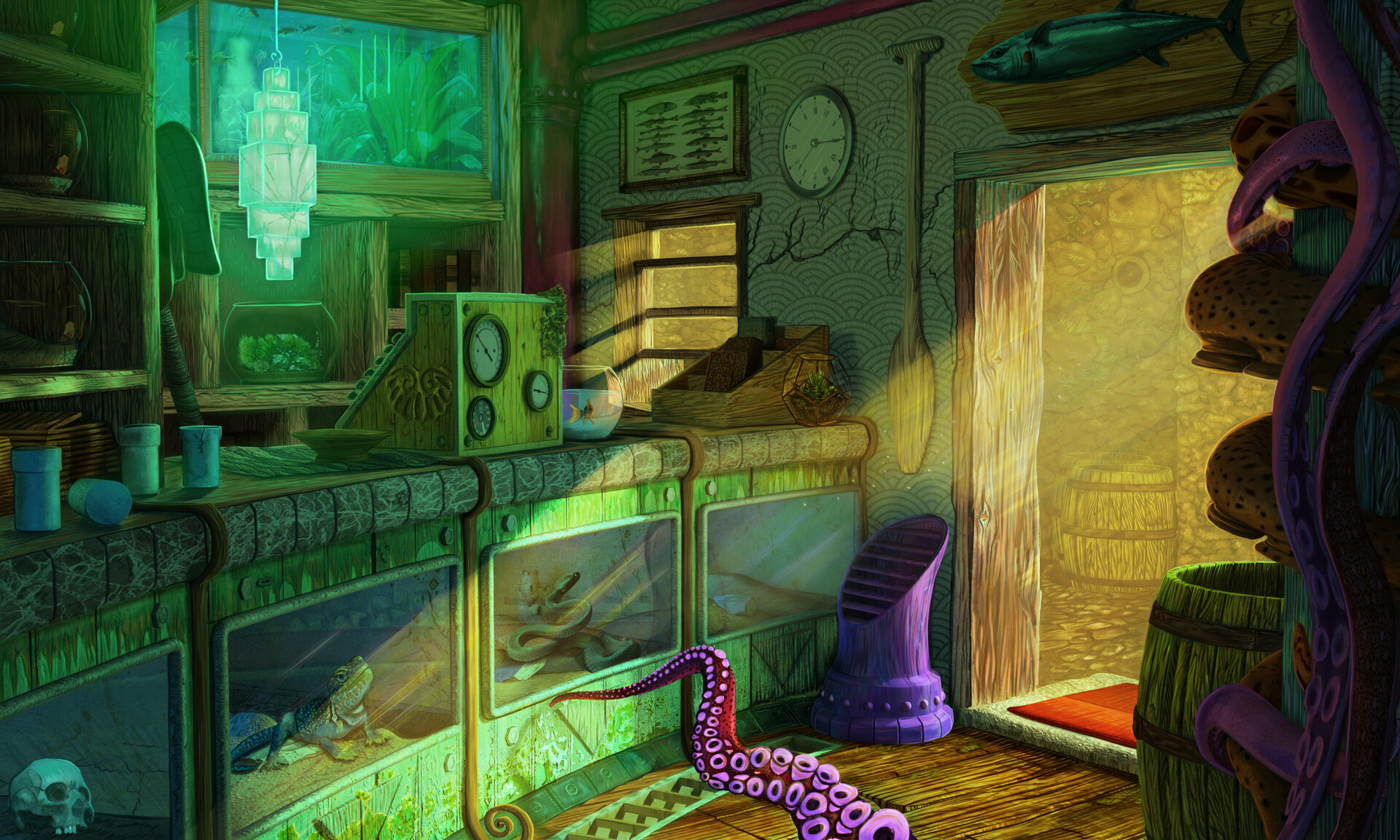 ArtStation - Mad Head Games - "Sailor Tavern"