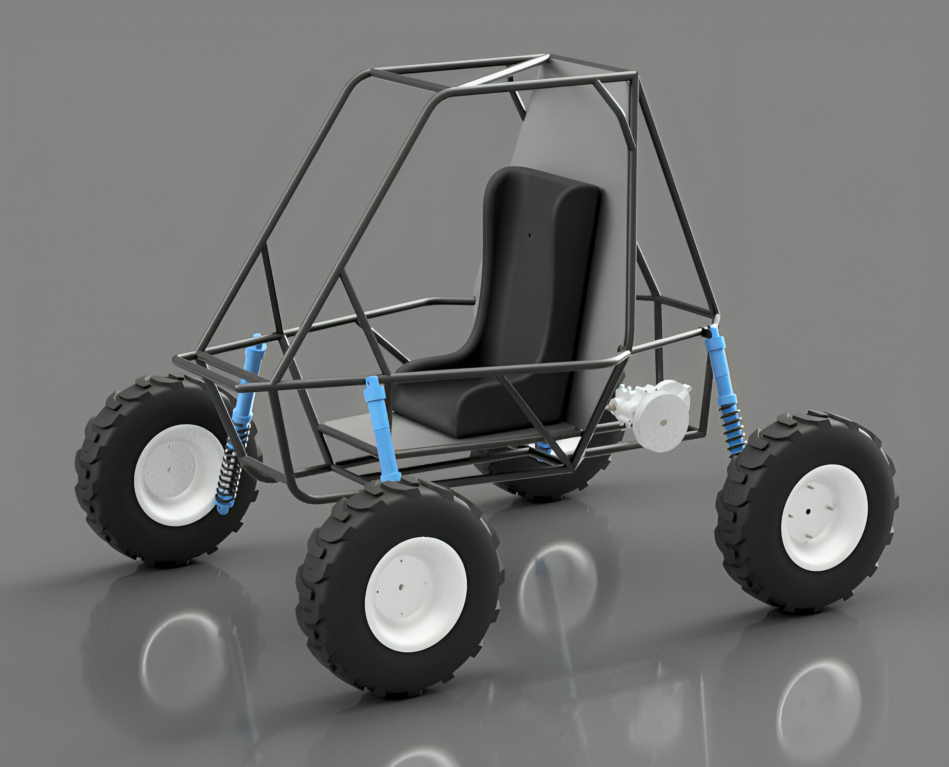 ArtStation - BajaFrame | ATV Chassis Design Prototype