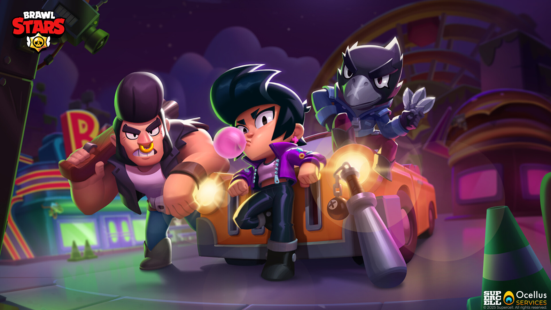 Ocellus - SERVICES - Brawl Stars - Bibi Event Loading Screen