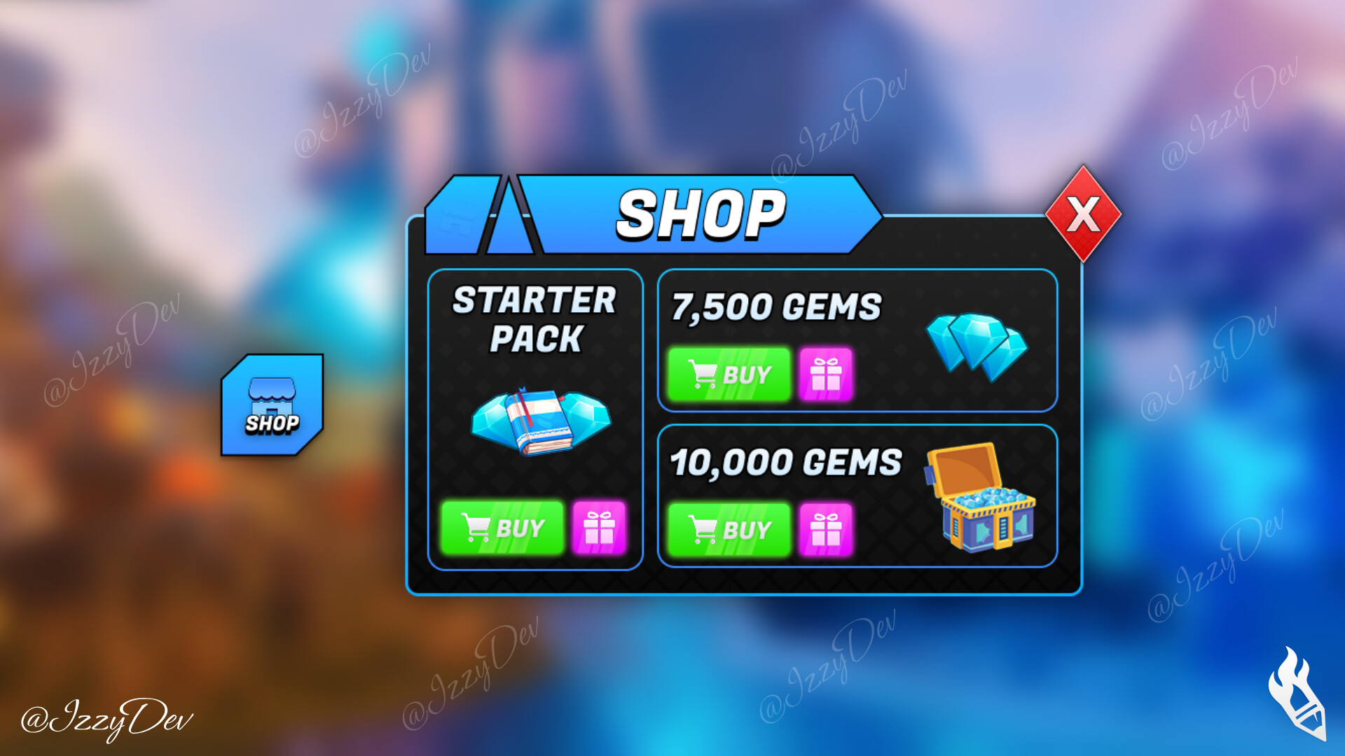 ArtStation - Roblox Shop UI 2