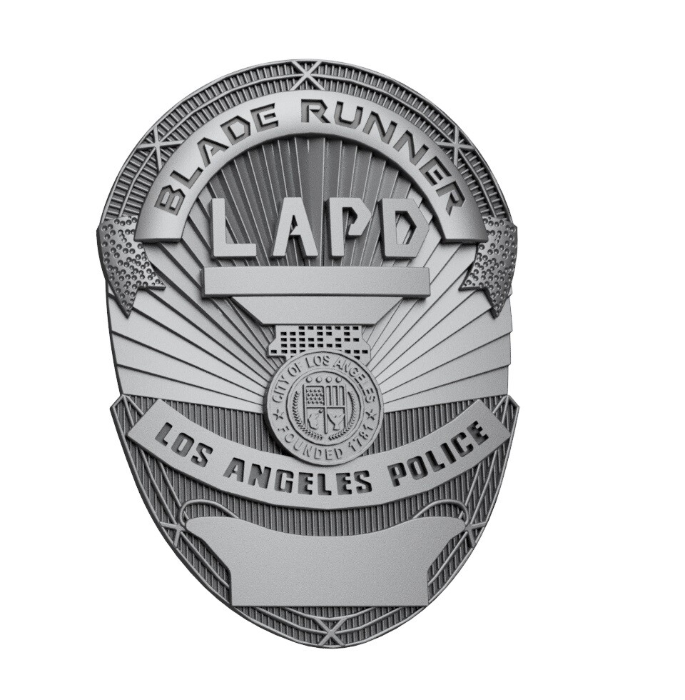 ArtStation - Blade Runner LAPD Badge