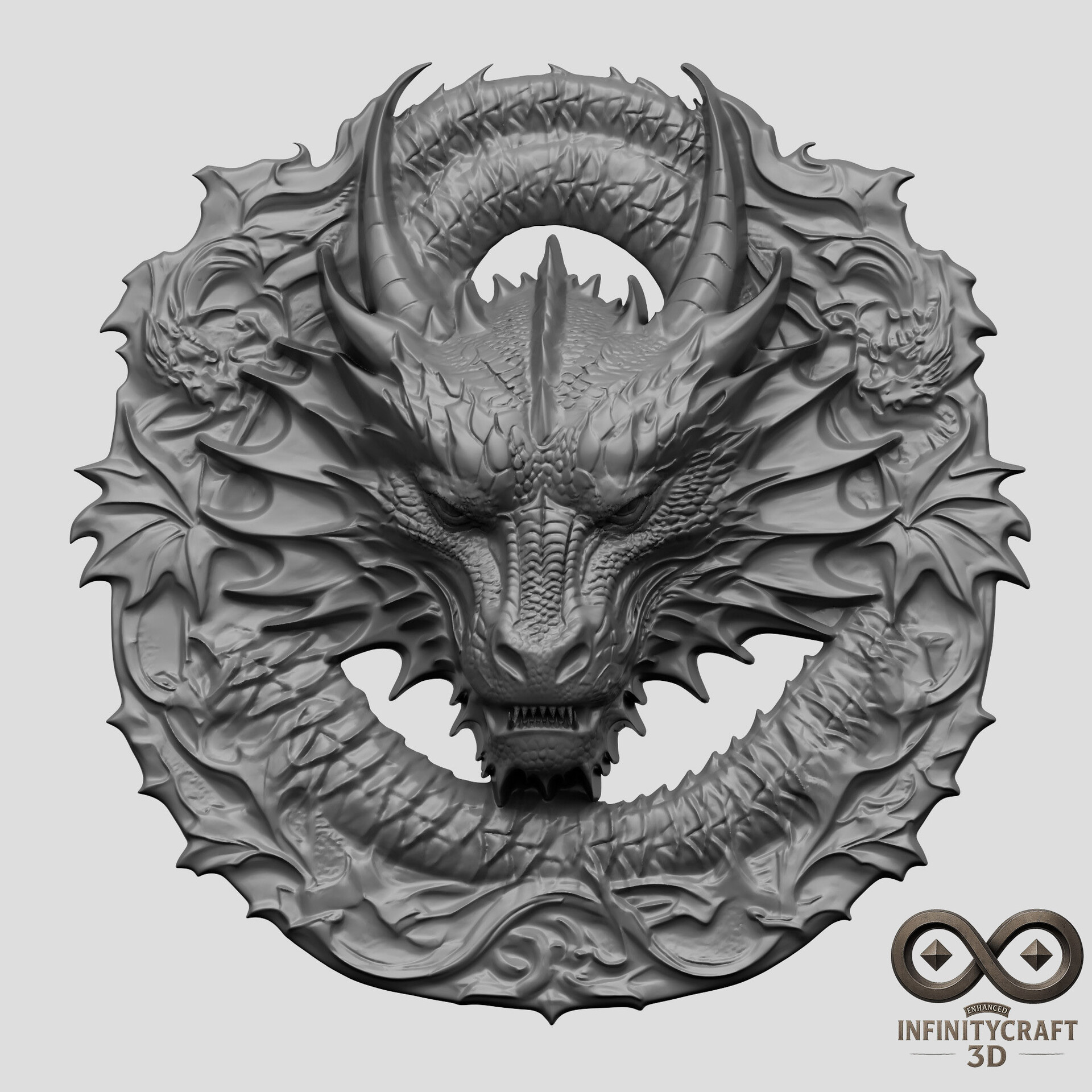 dragon face 3d print