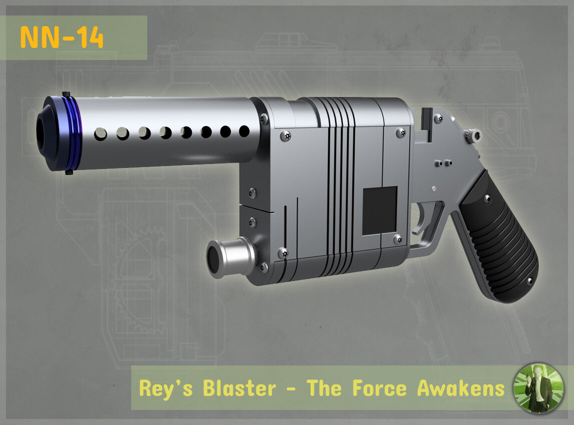 ArtStation - Rey's NN-14 Blaster