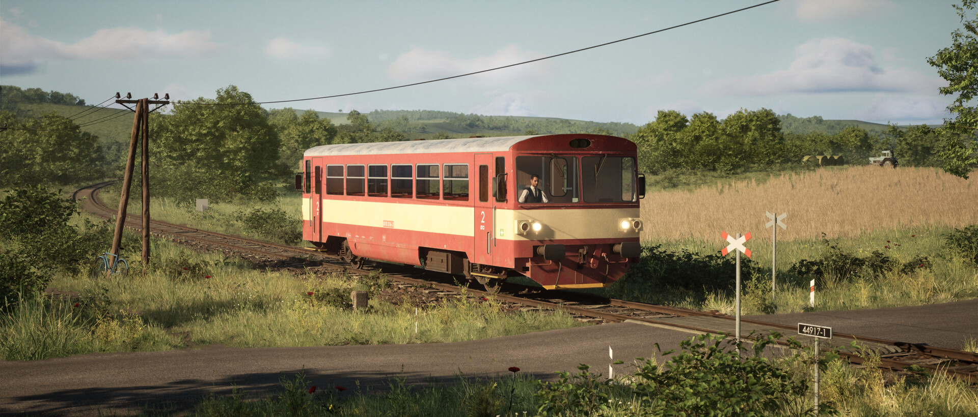 ArtStation - Railway in the countryside