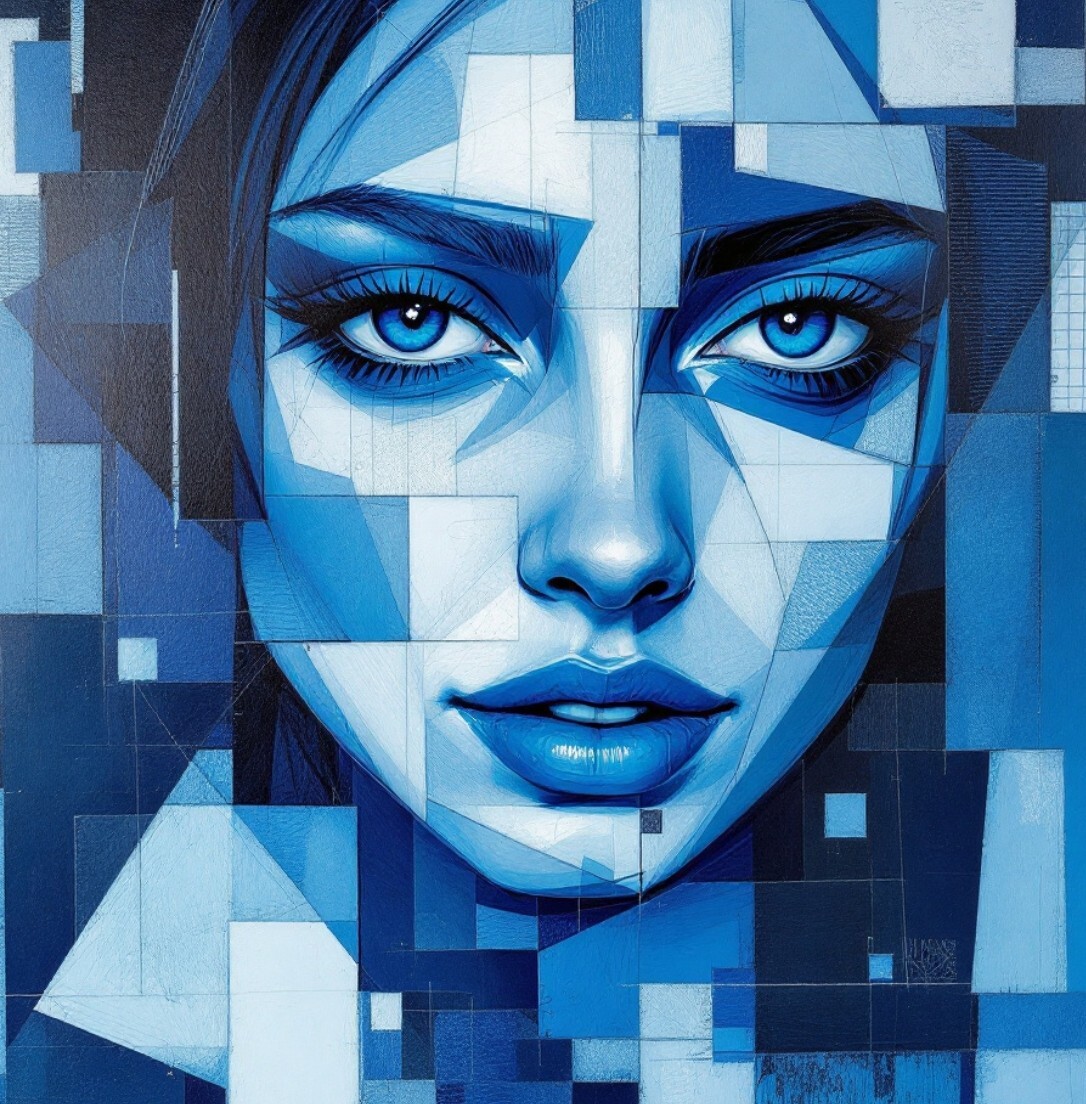 ArtStation - Picasso Blue Cubism 2