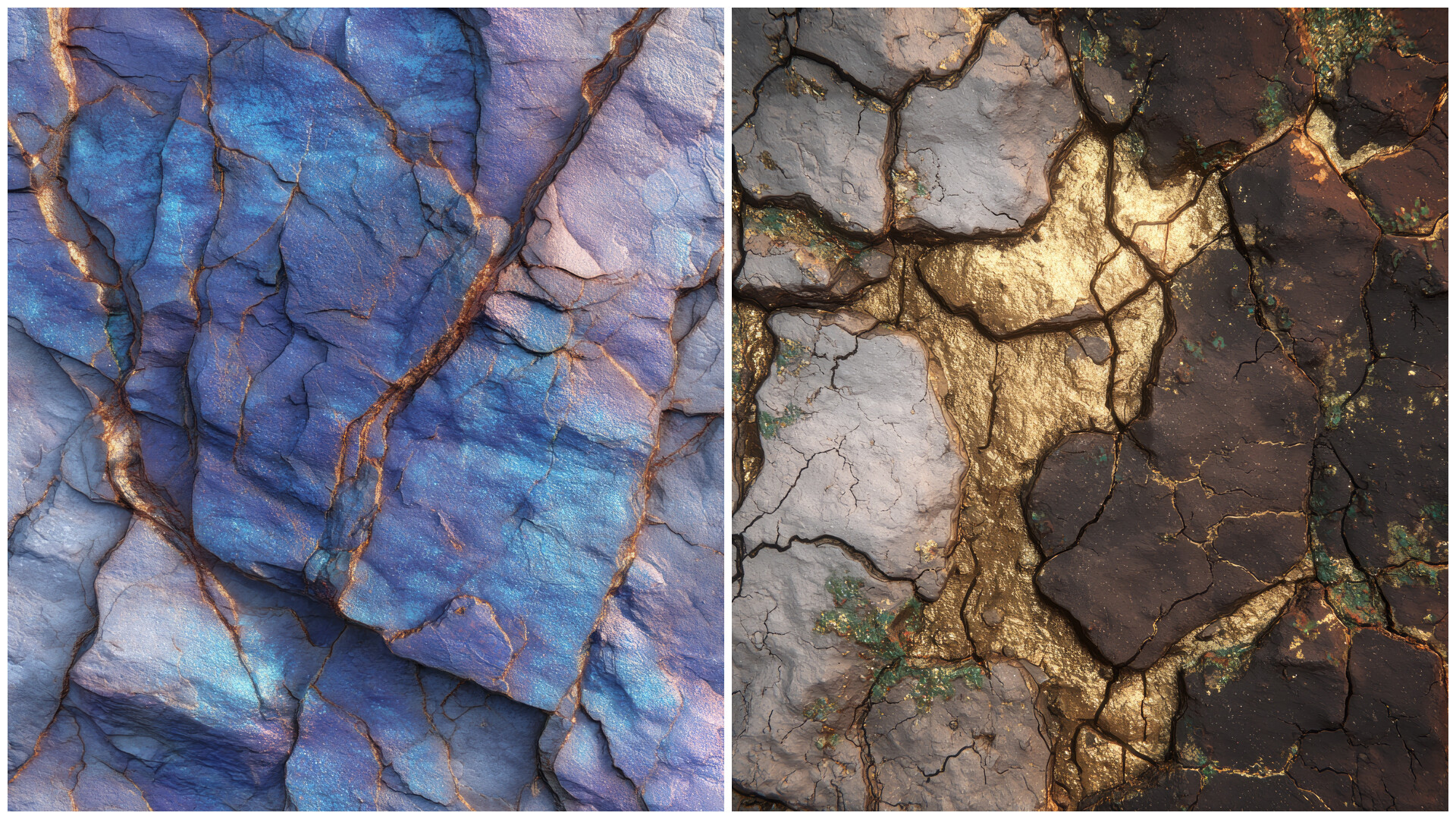 Isabelle ¥¥ - 500 VEINED METAL ORE–NATURAL MINERAL FORMATION IN 4K