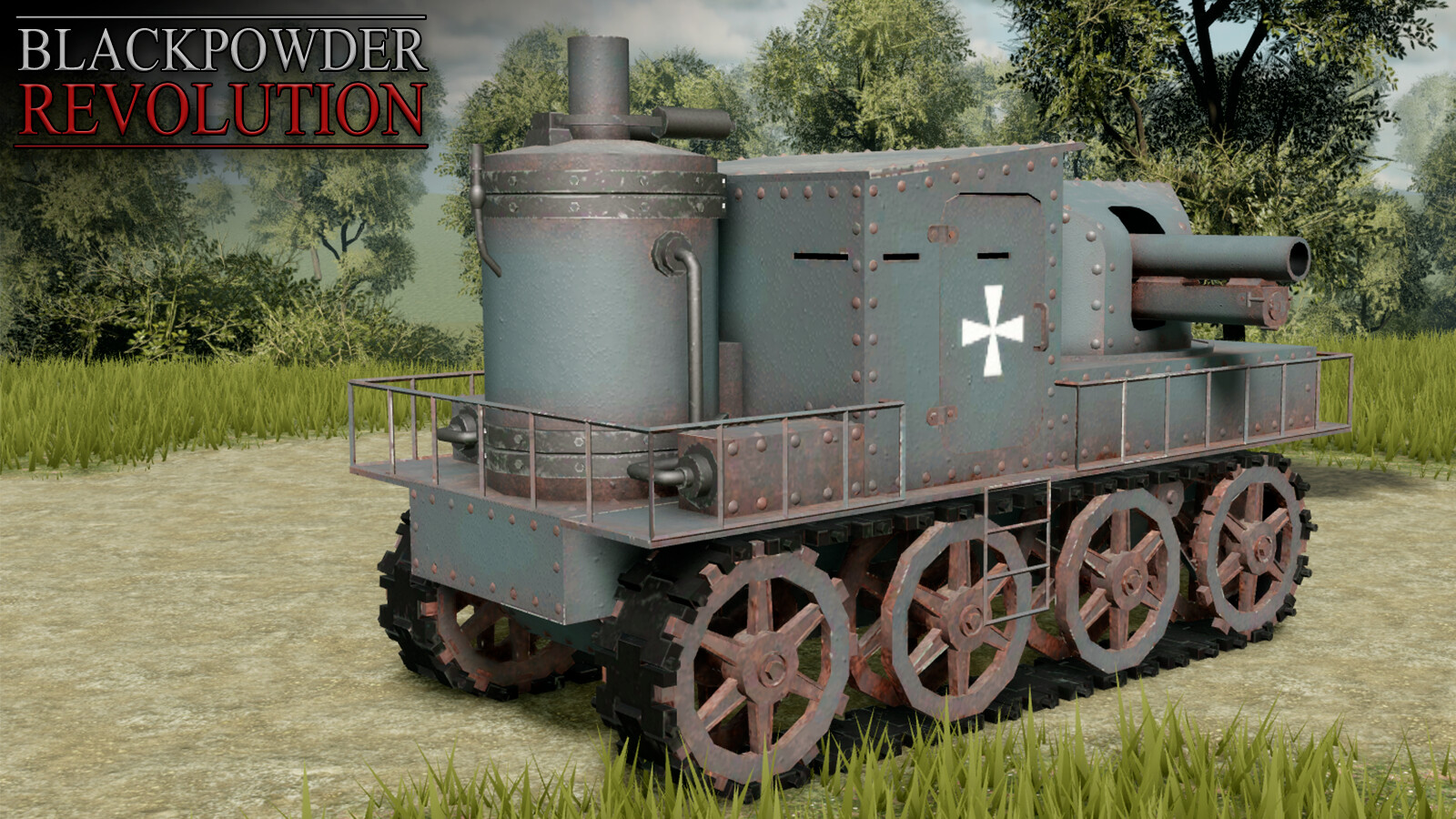 ArtStation - Fictional Armored Steam Tractor (Roblox)