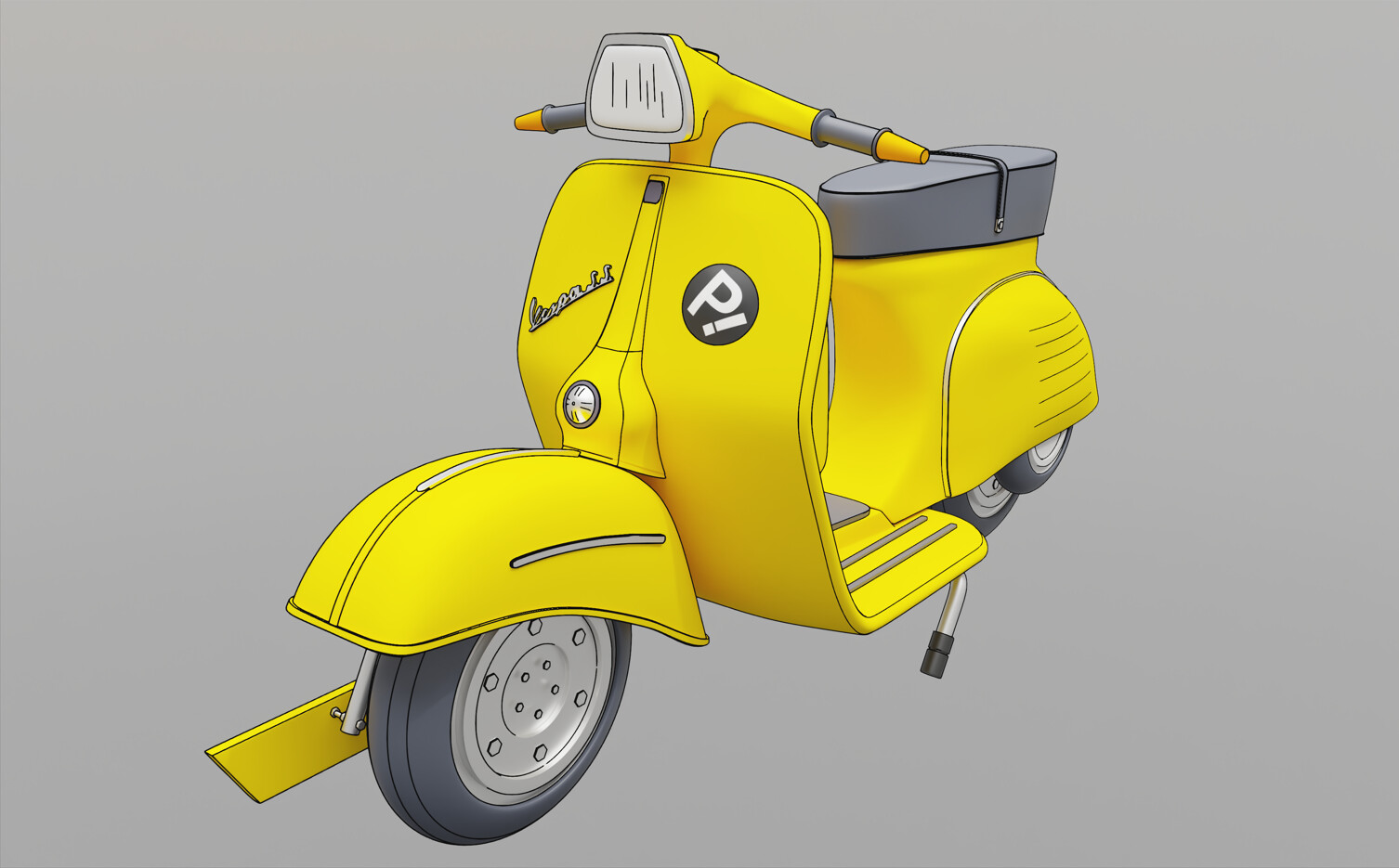 ArtStation - Bike FLCL (Fan Art)