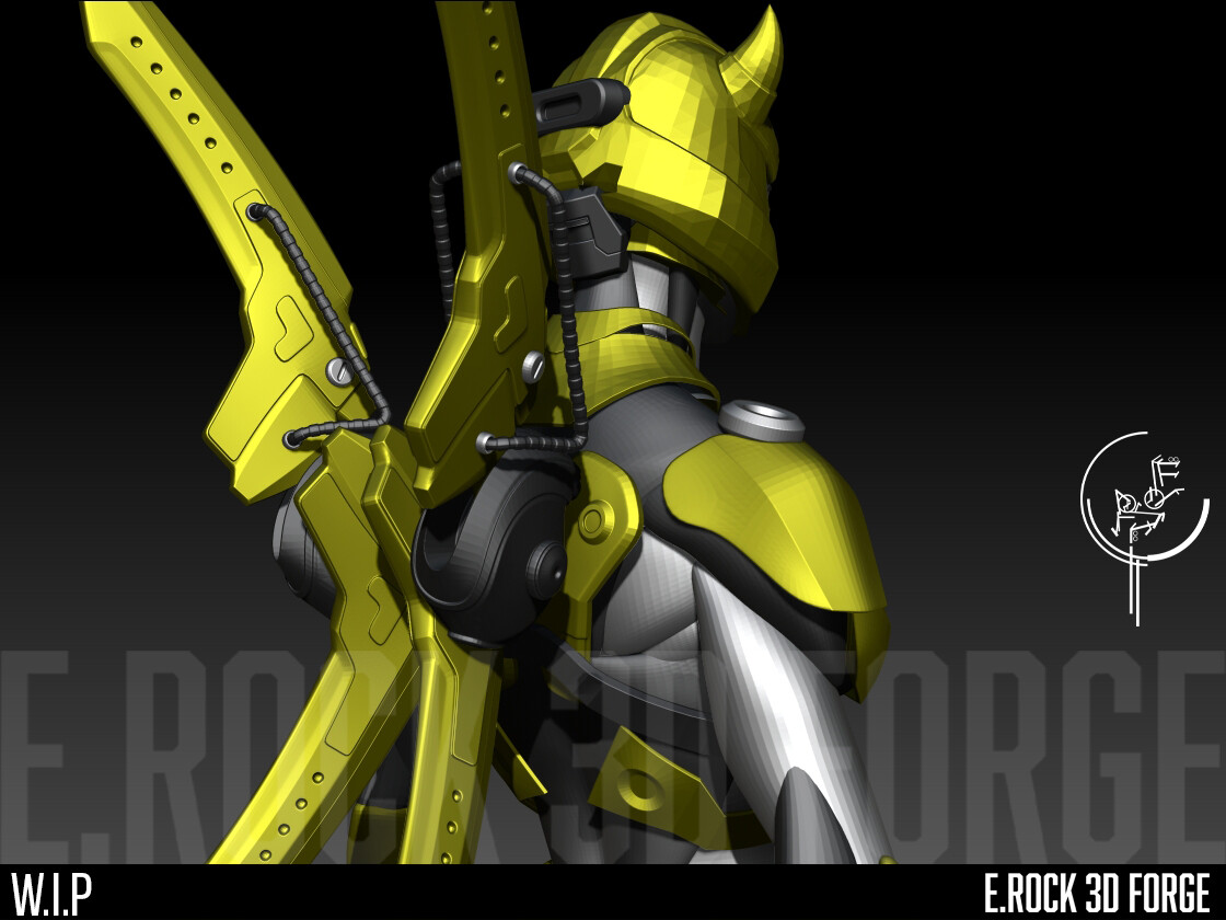 EROCK 3D FORGE - Mech Female IV - Upcoming