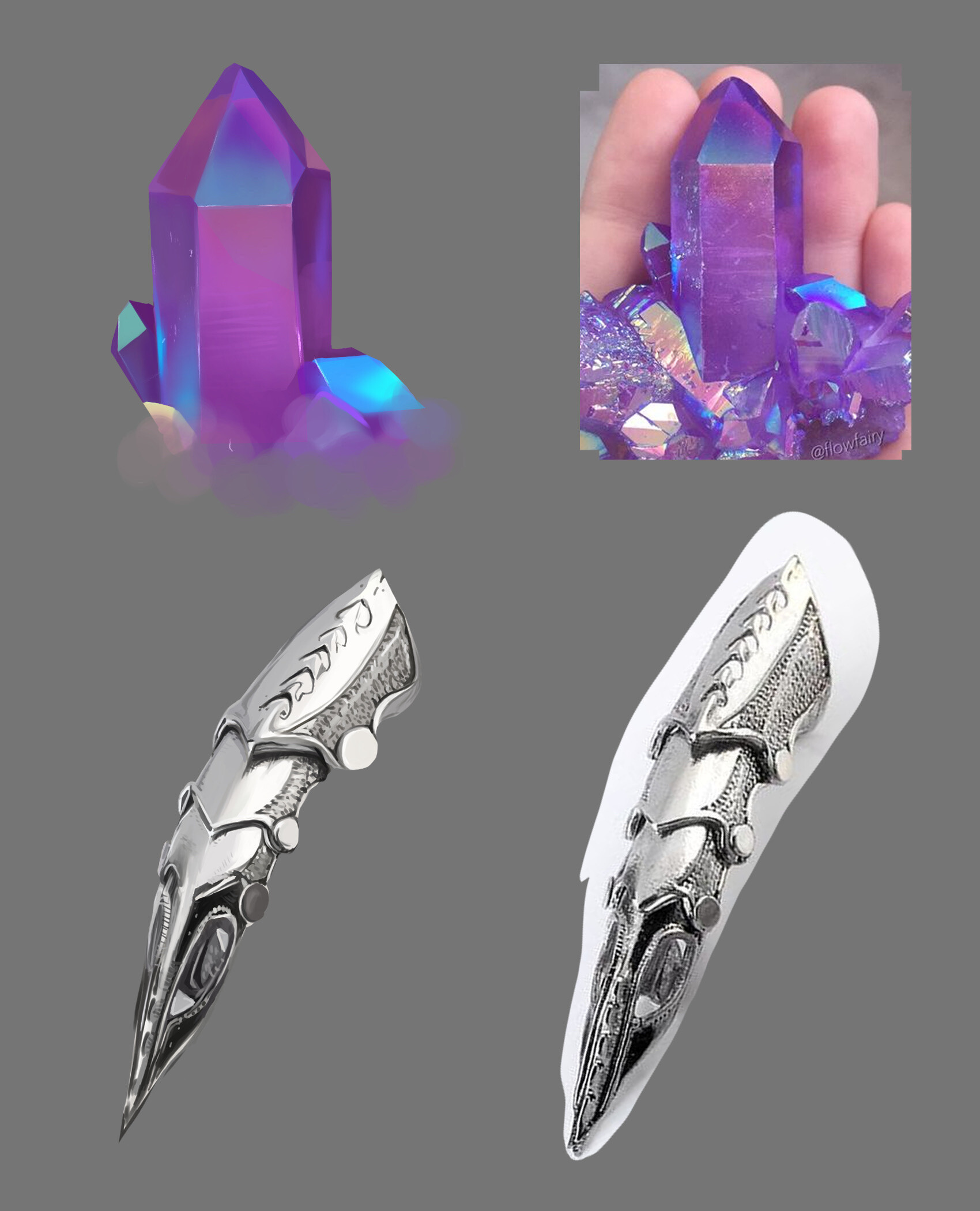 ArtStation - 2D material study