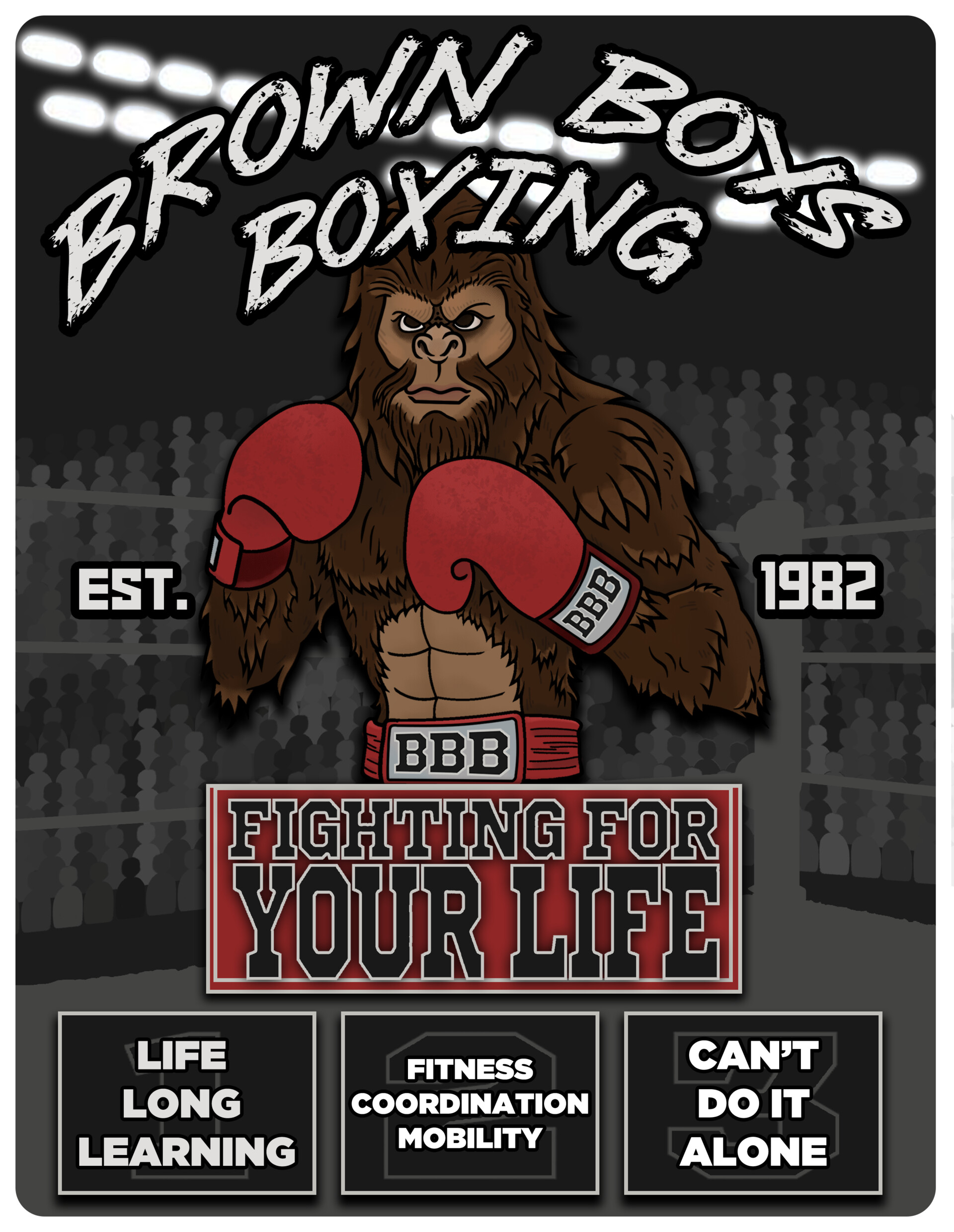 ArtStation - Brown Boys Boxing Poster