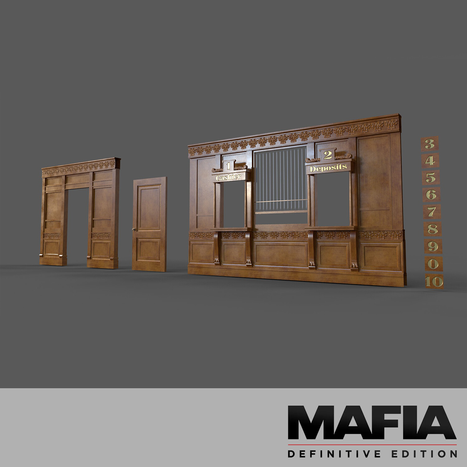 ArtStation - Bank Desks