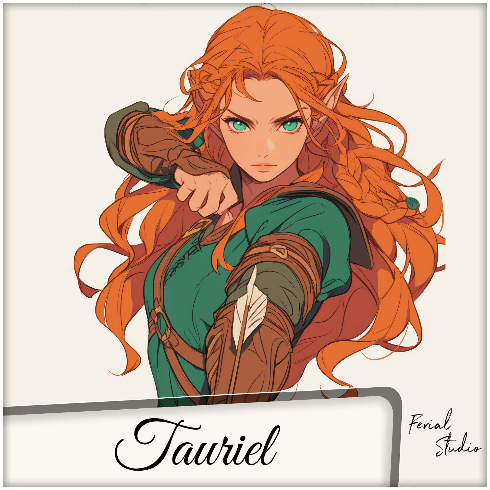 Ferial Studio - 🔹330 Tauriel - Cartoon Character Reference Image Pack v ...