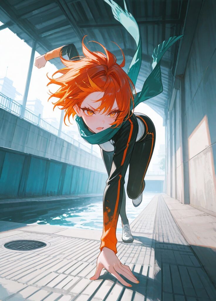 4K Anime Reference Art for Artists and Enthusiasts - 525 Sporty Parkour ...