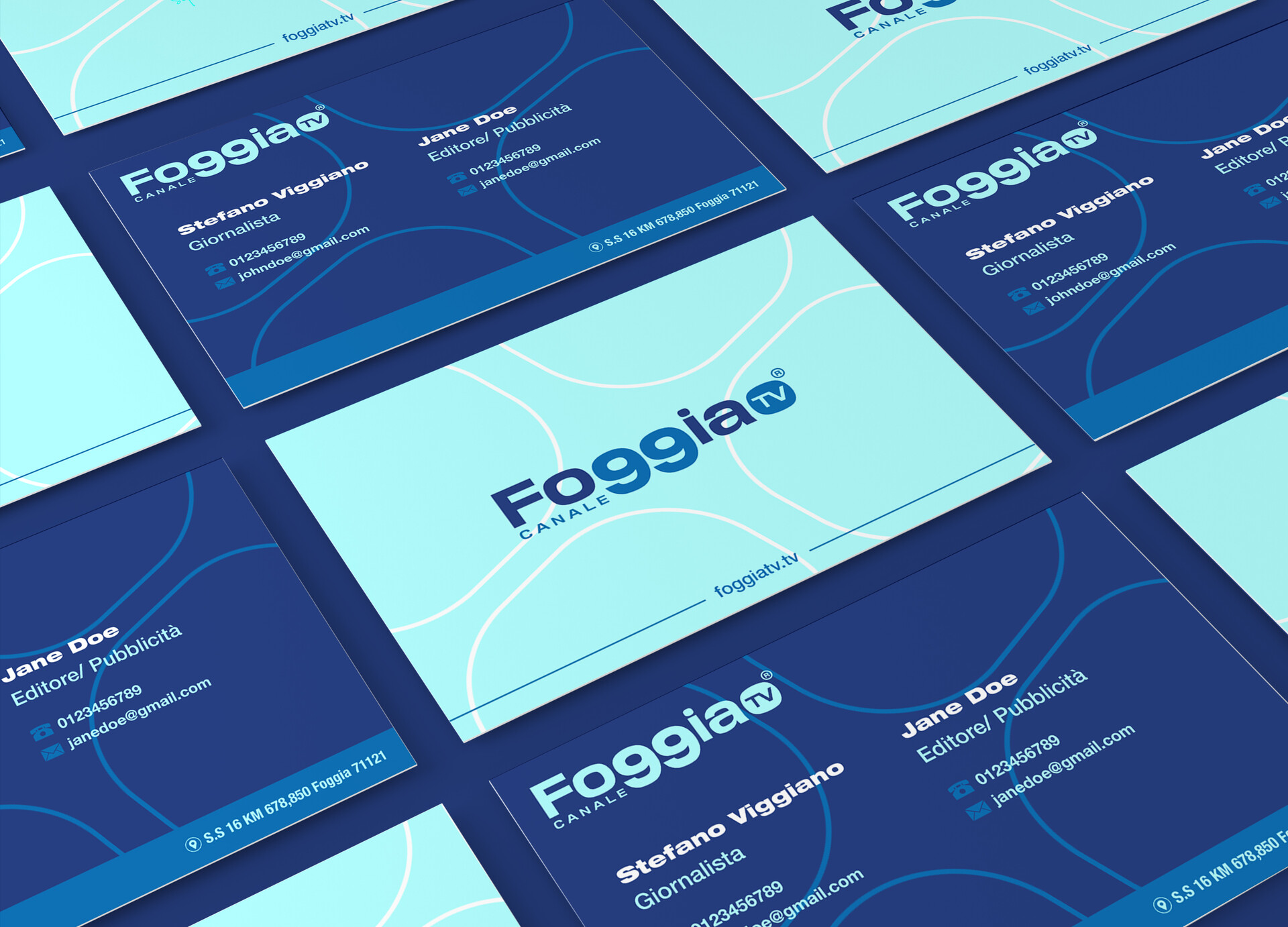 ArtStation - Foggia TV business card.
