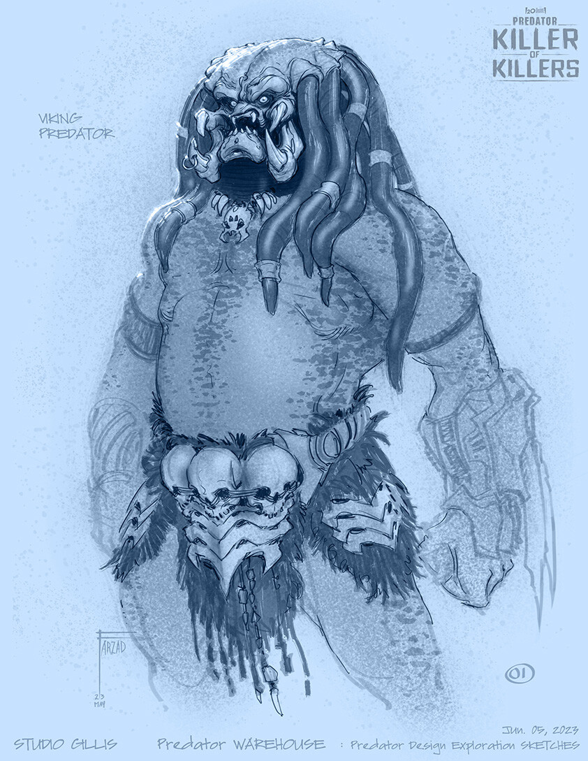 cool predator drawings