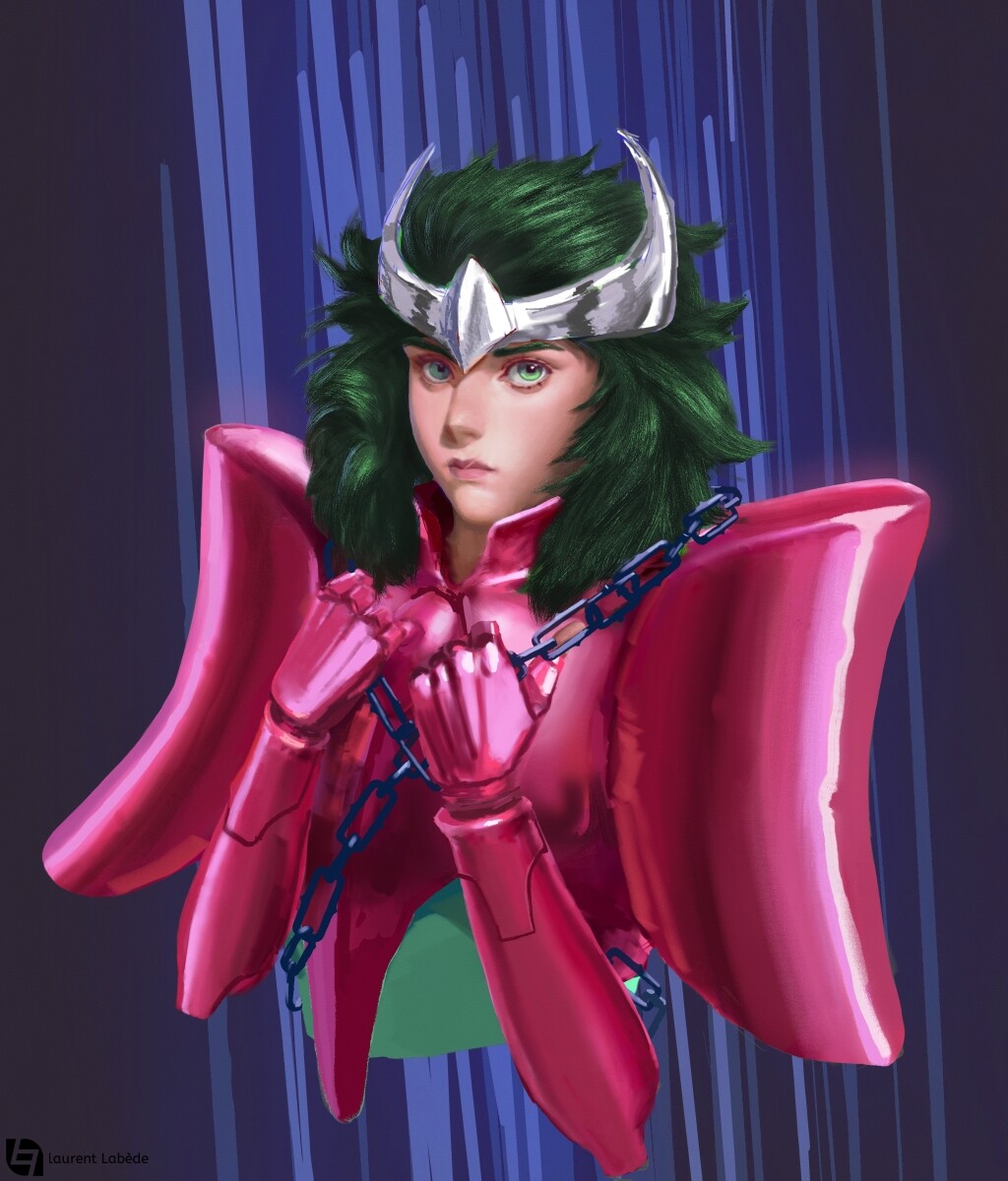 ArtStation - Andromeda Shun Saintseiya Fanart