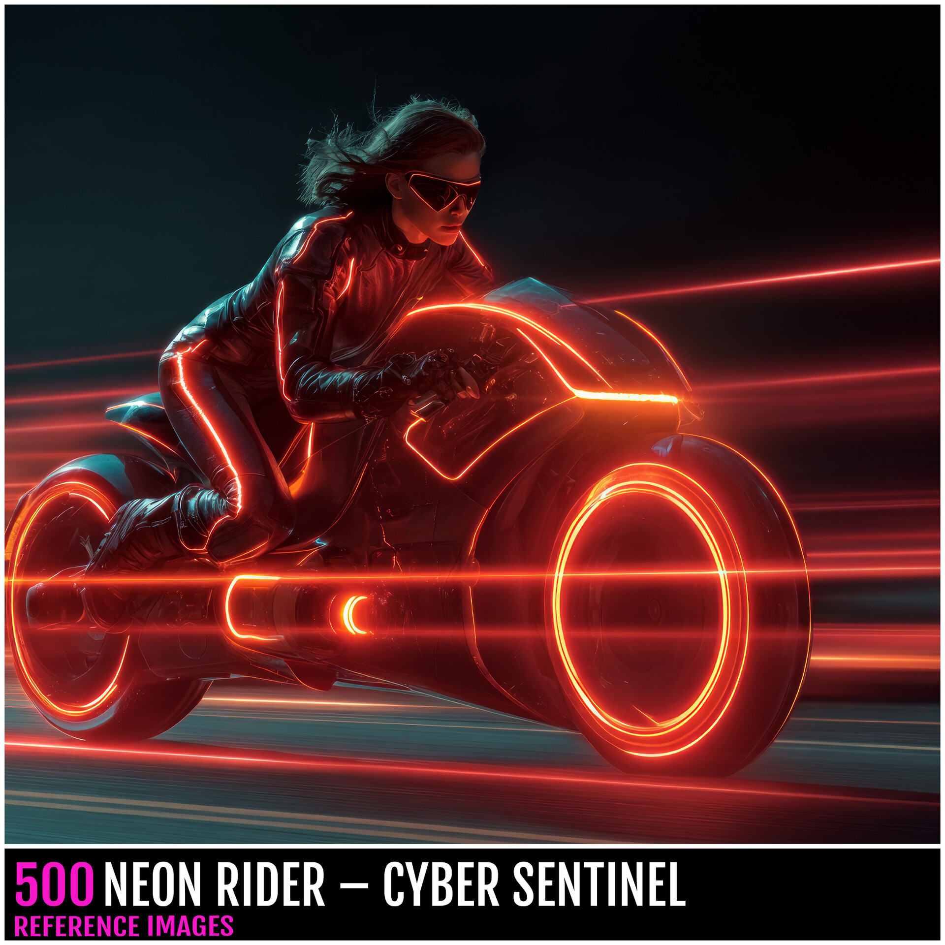 Isabelle ¥¥ - 500 NEON RIDER – CYBER SENTINEL