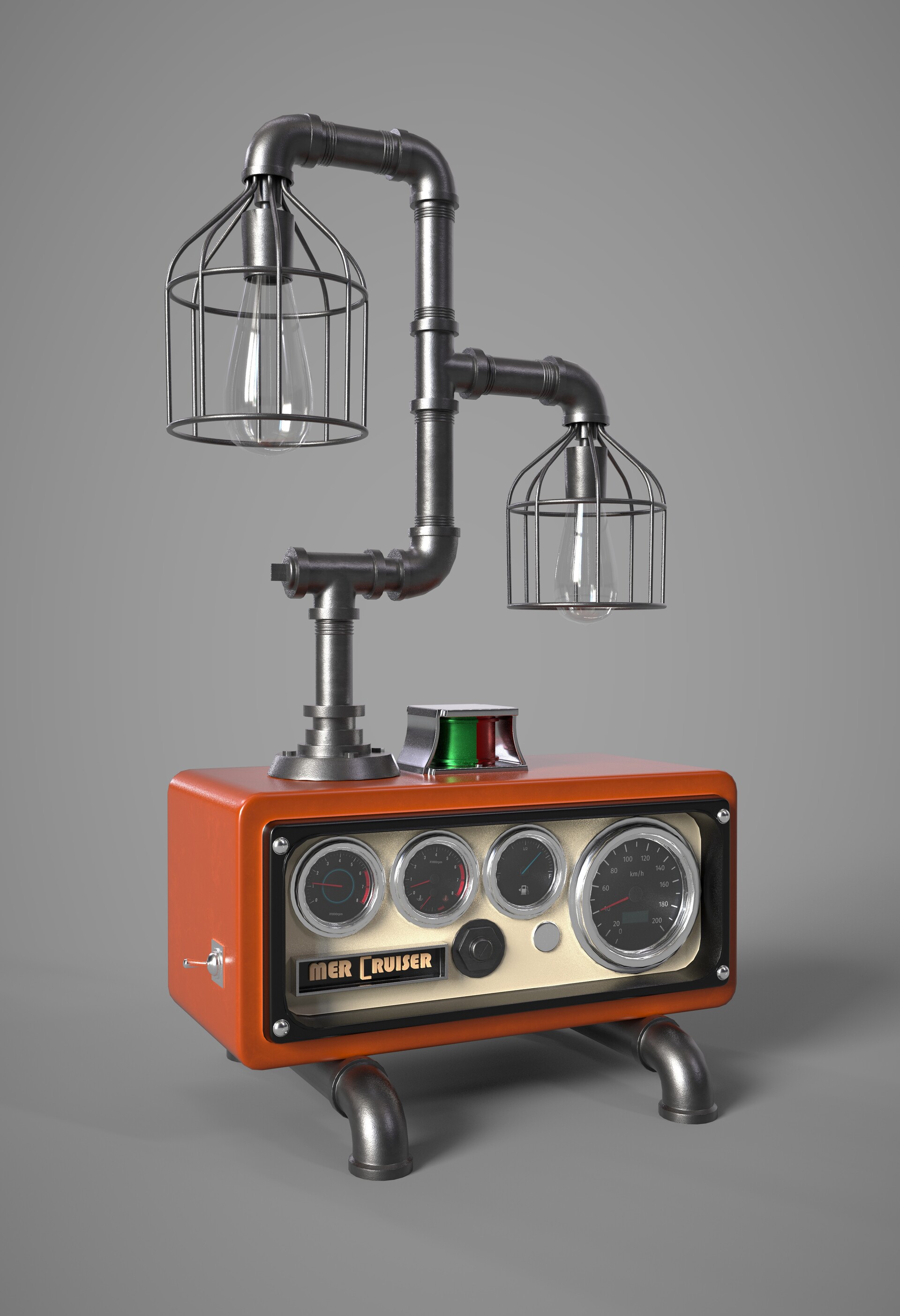 ArtStation - Steampunk Lamp