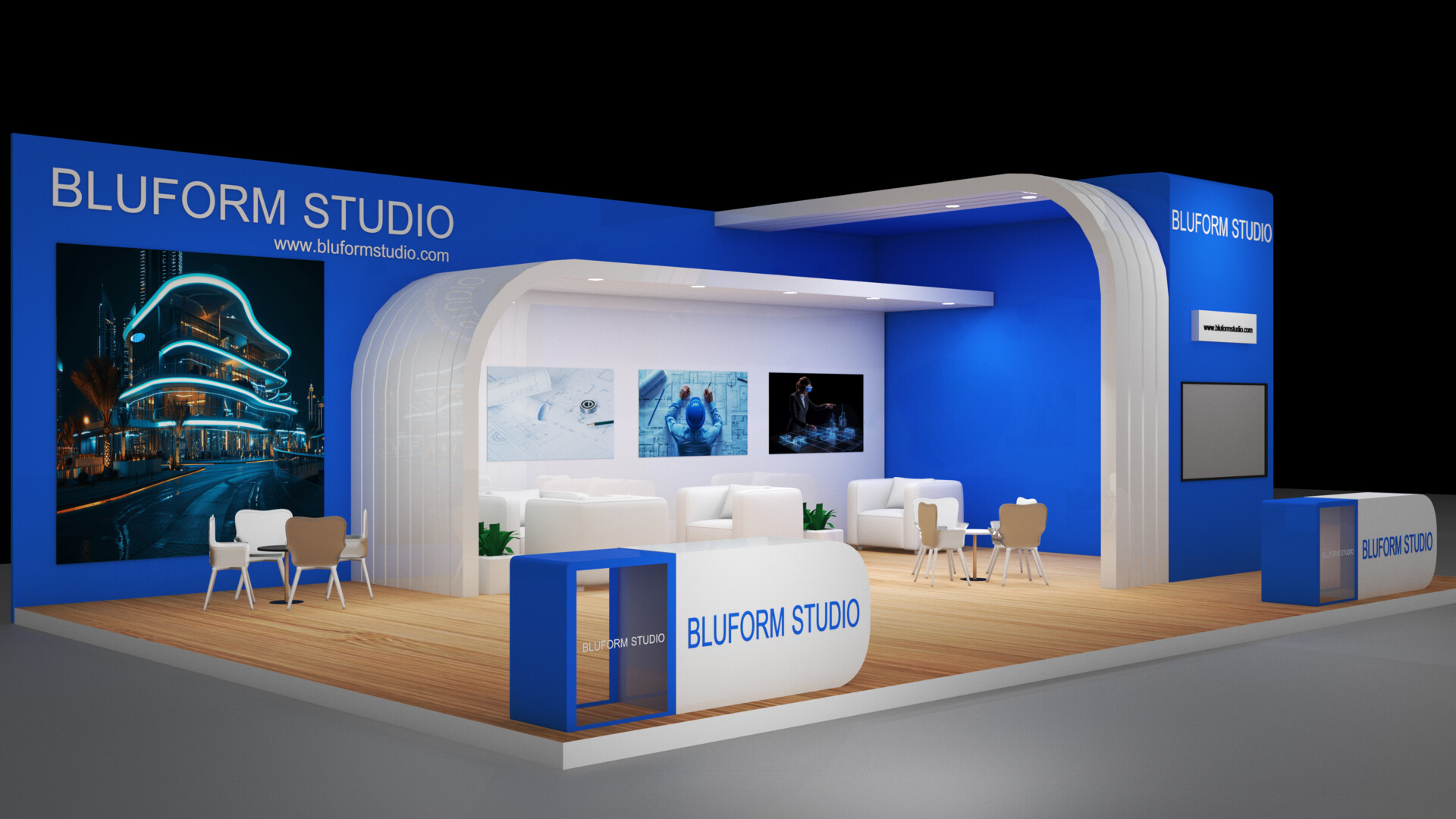 ArtStation - Architectural exhibition Stall