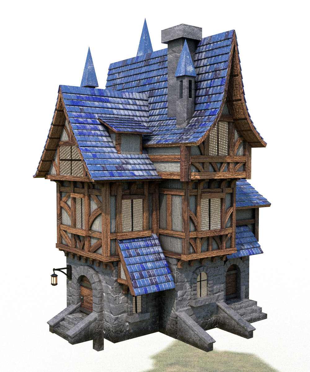 ArtStation - medieval fantasy building