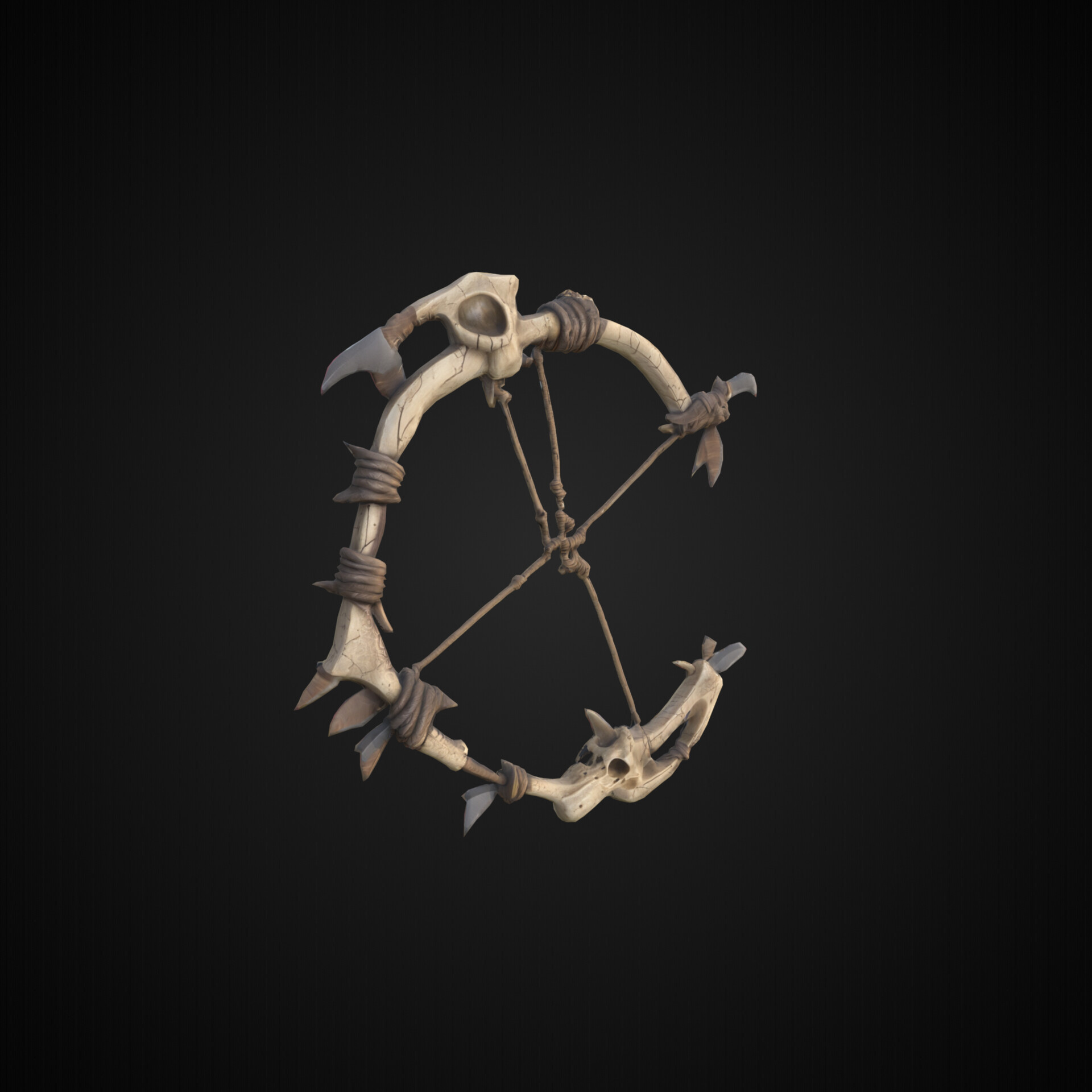 ArtStation - Game Asset - Bone Bow