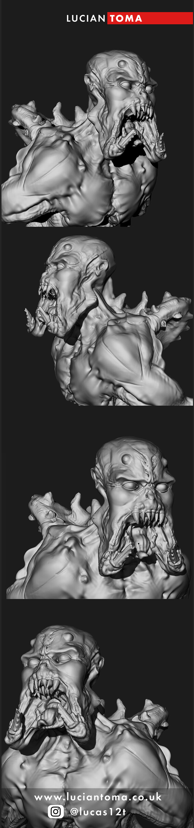 ArtStation - ZBrush digital sculpt work in progress