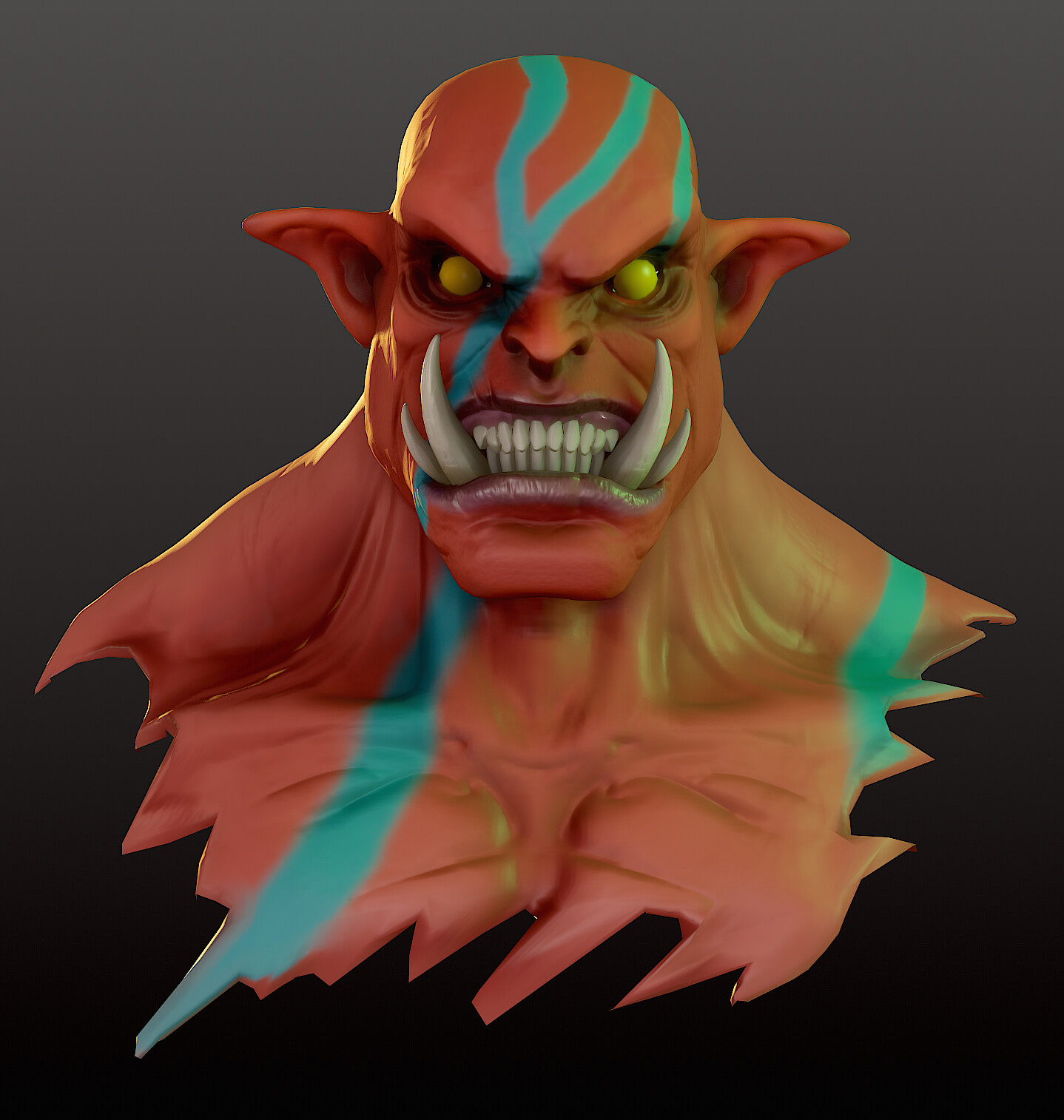 ArtStation - Red Orc