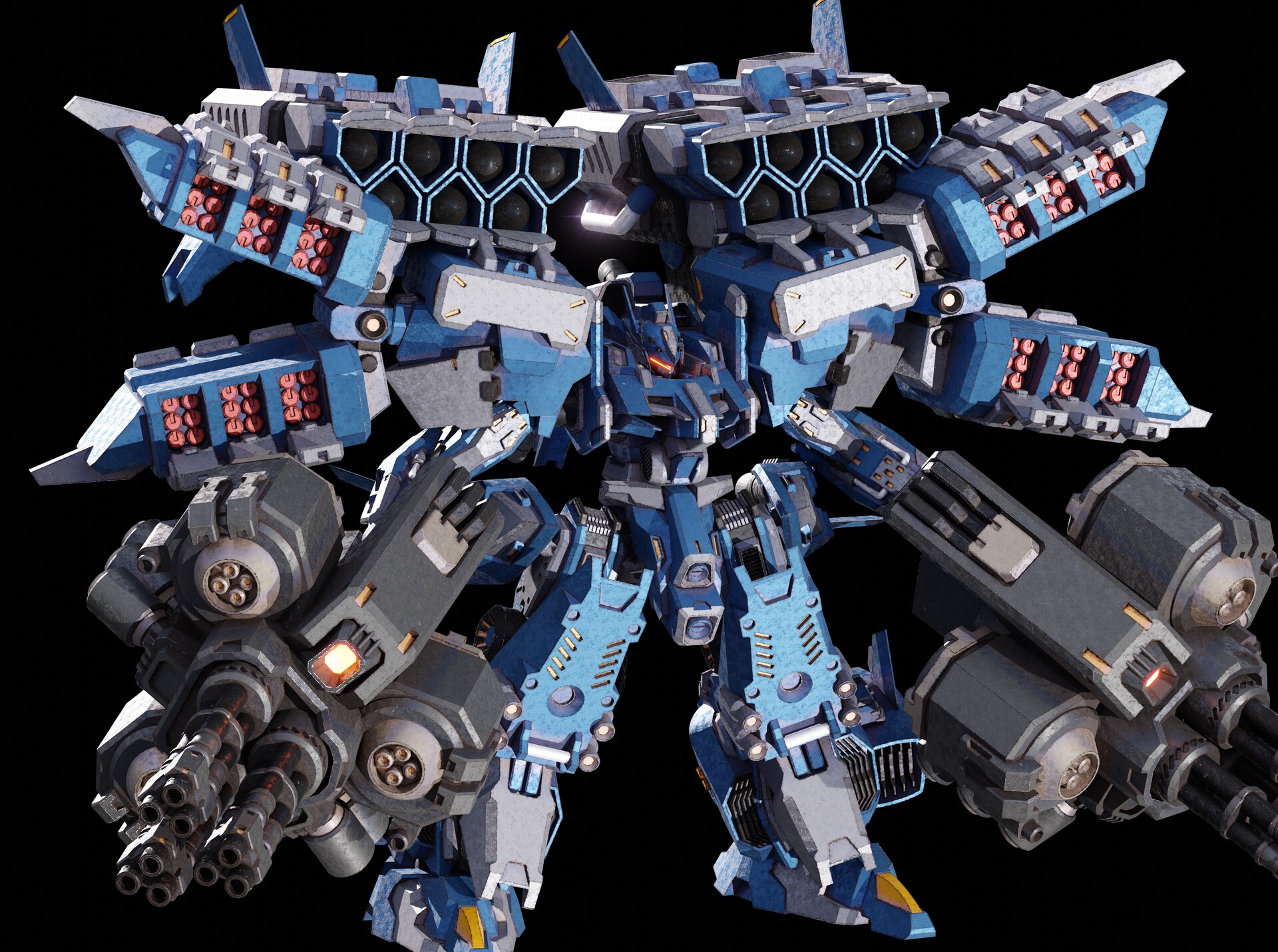 ArtStation - Full armored original mech No. 4