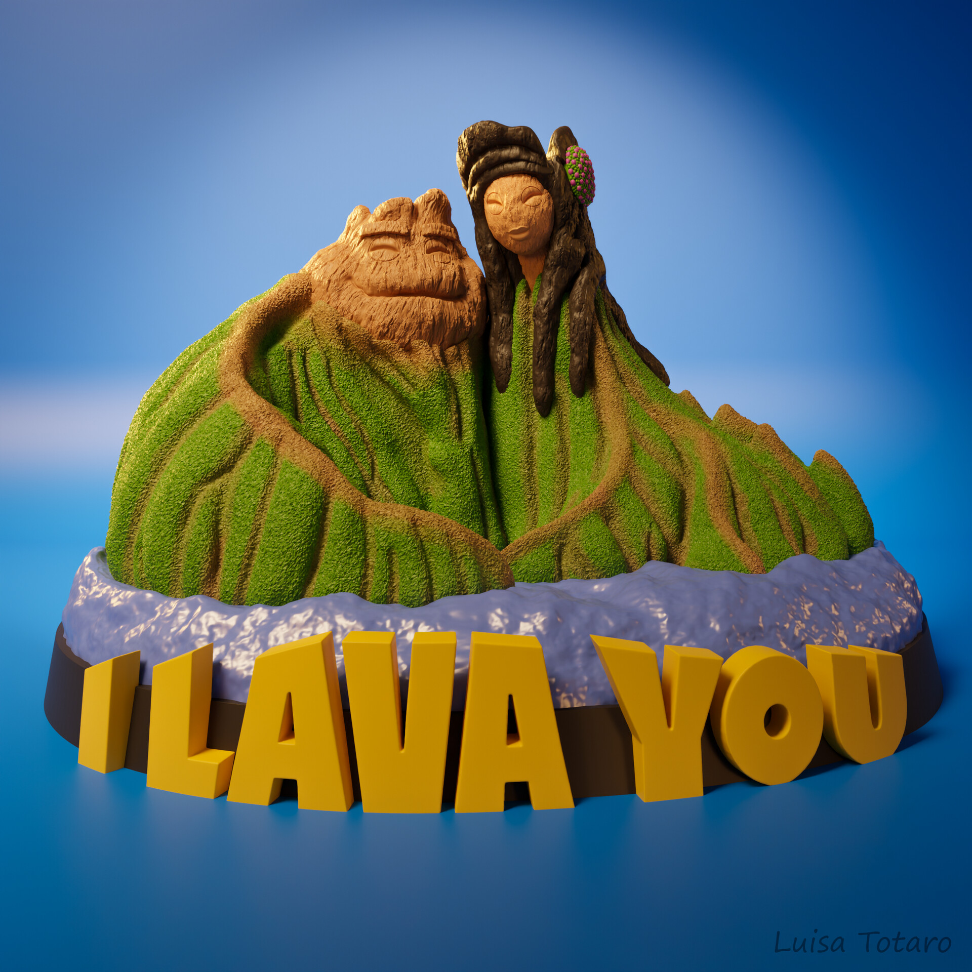ArtStation - Uku and Lele (Lava) (Fanart)