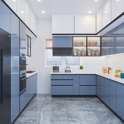 ArtStation - modular kitchen