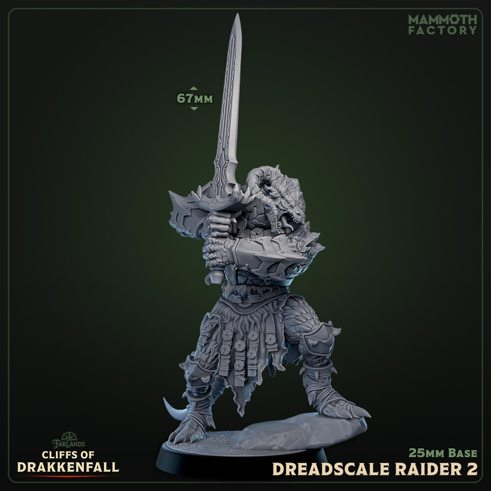 Elio Franco Menna - Dreadscale Raiders - Work done for @MammothFactoryGames