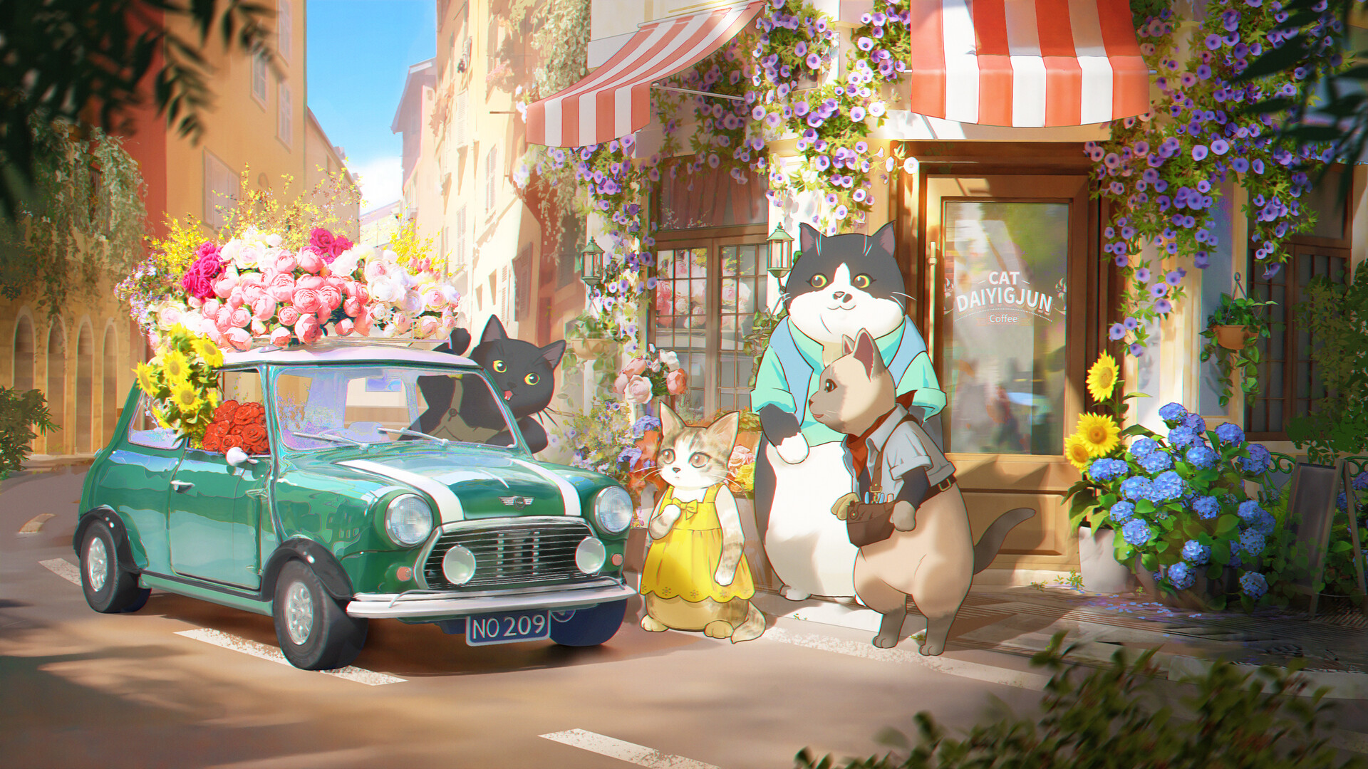 ArtStation - MINI and flower