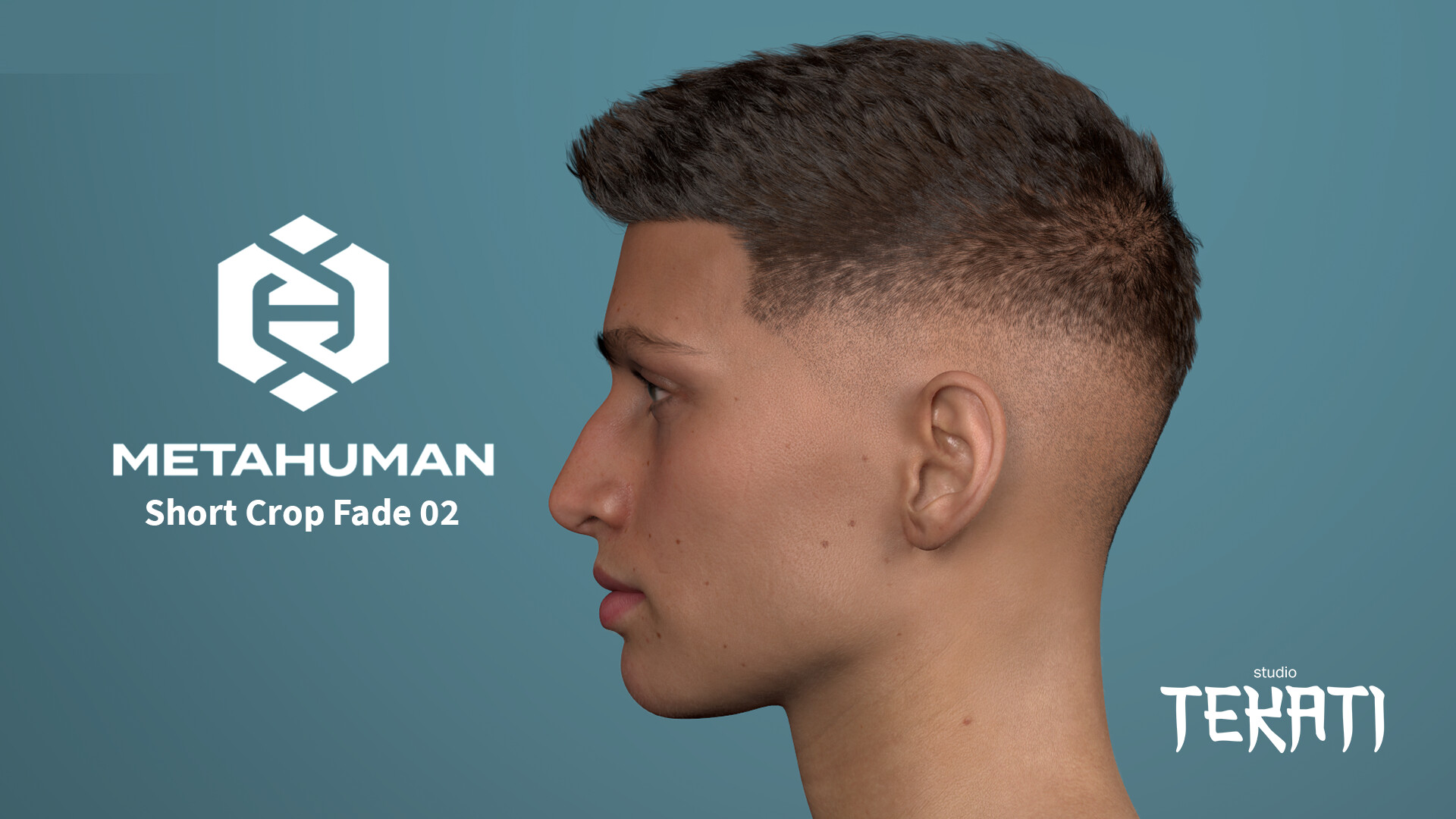 ArtStation - Short Crop Fade no2 Hair Groom