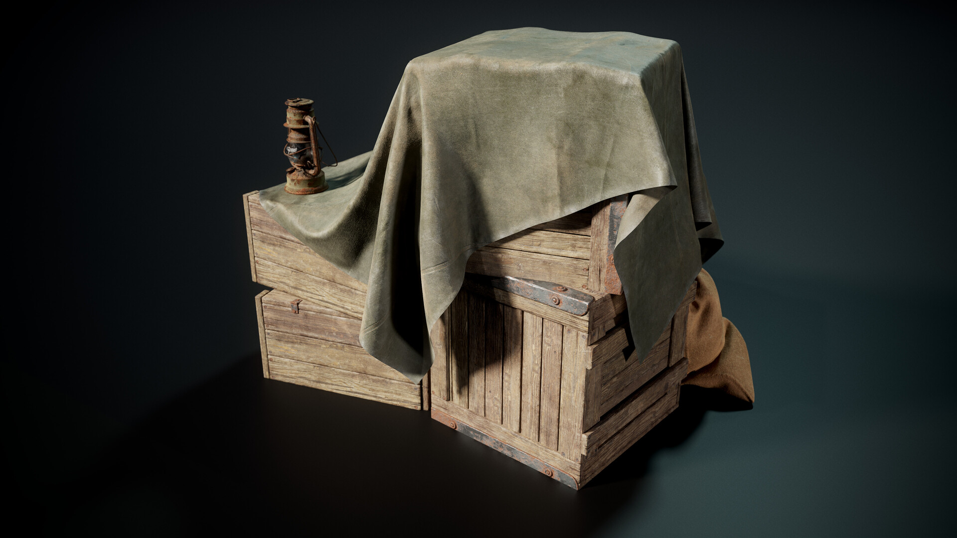 ArtStation - Western Storage & Transport Props