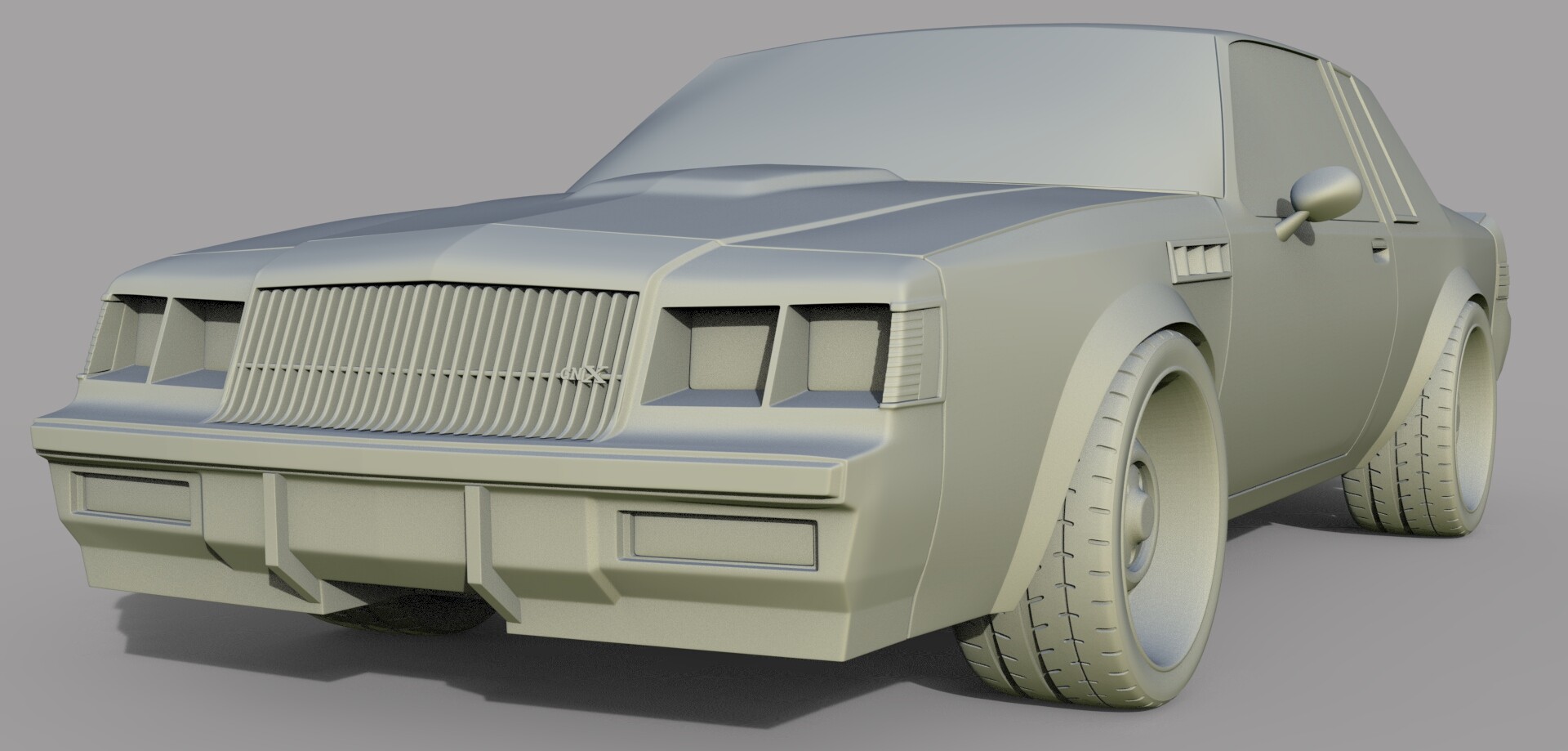 ArtStation - Buick GNX 1987 3D model for 3D print